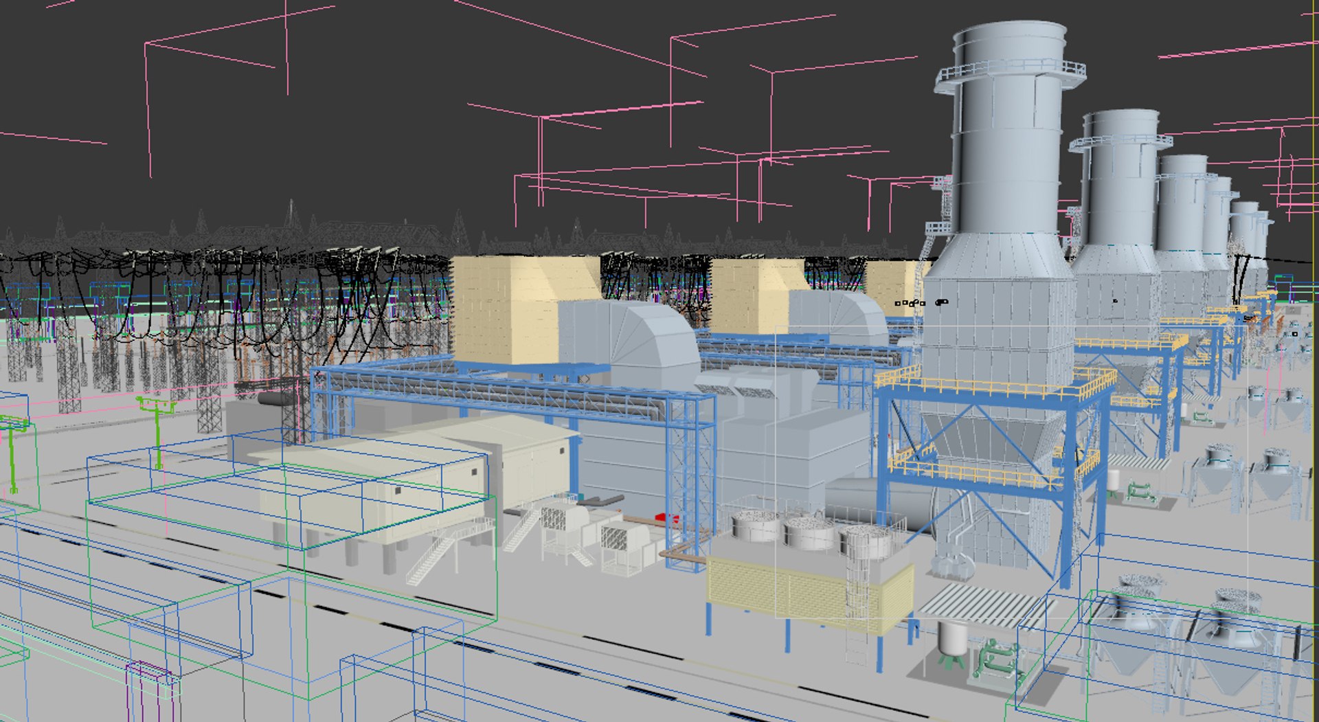 3d Model Electrical Plant