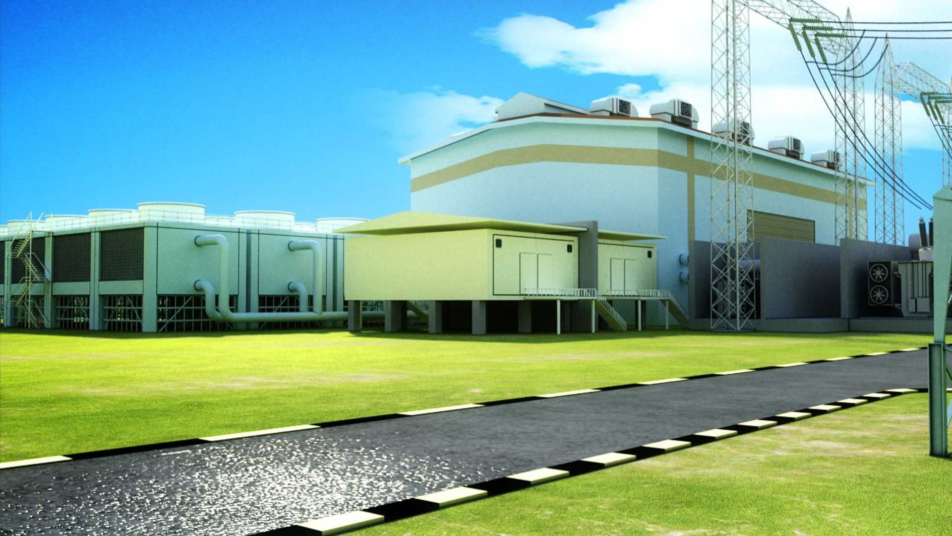 3d Model Electrical Plant
