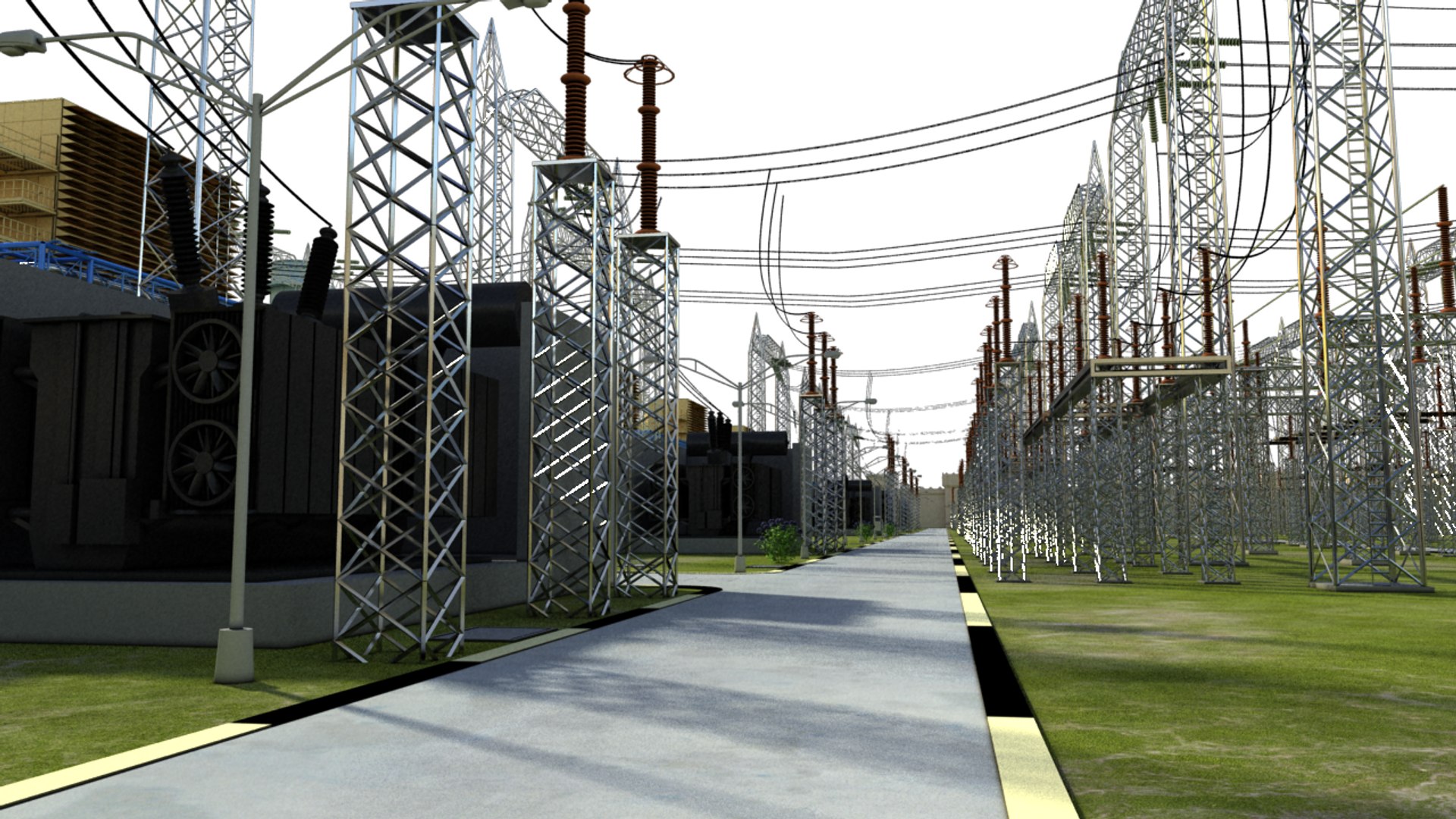 3d Model Electrical Plant