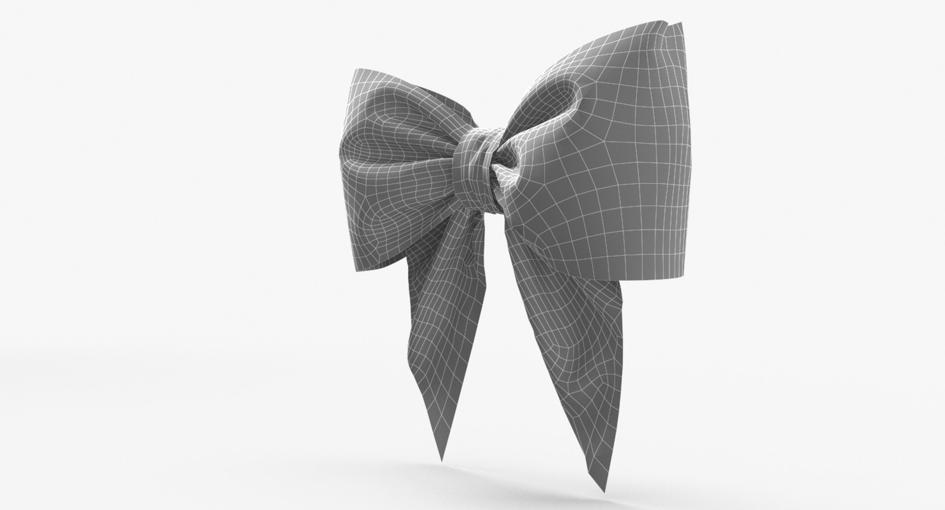 Red Gold Bow 04 3D Model - TurboSquid 1414963