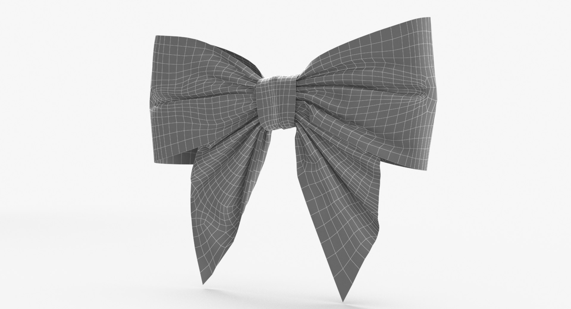 Red Gold Bow 04 3D Model - TurboSquid 1414963