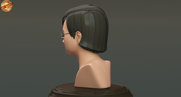 modeled female realistic 3d obj
