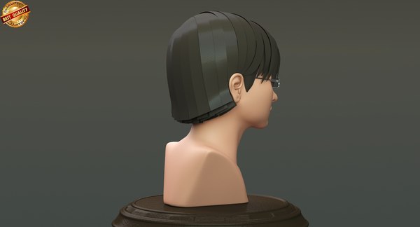 modeled female realistic 3d obj