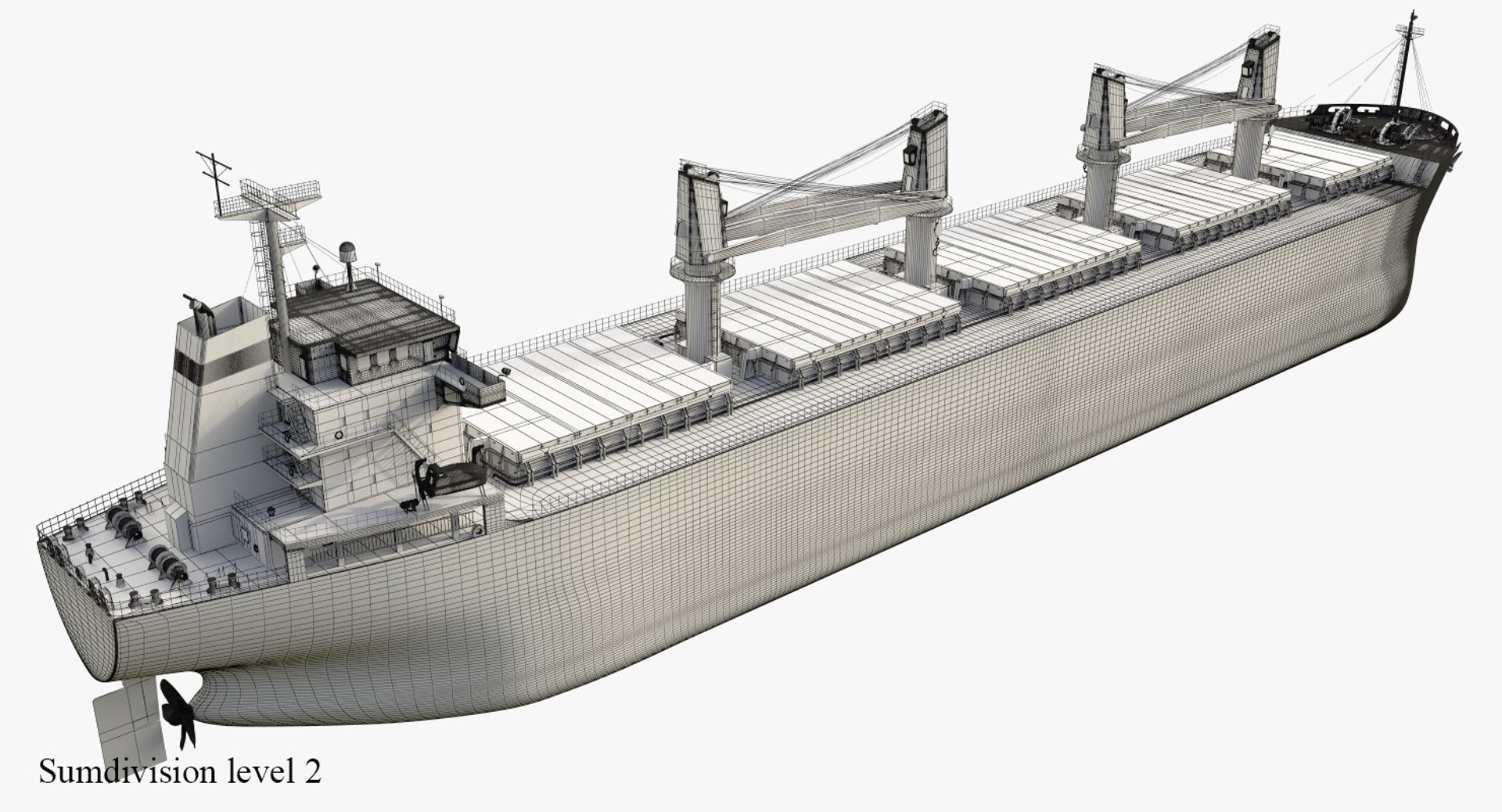 3D Bulk Carrier Ship Model - TurboSquid 1209976