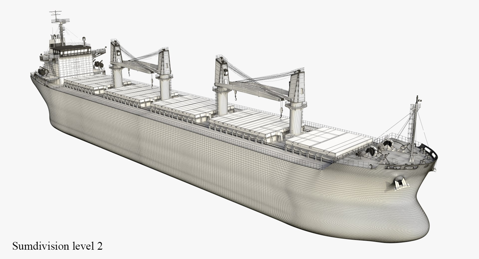 3D Bulk Carrier Ship Model - TurboSquid 1209976