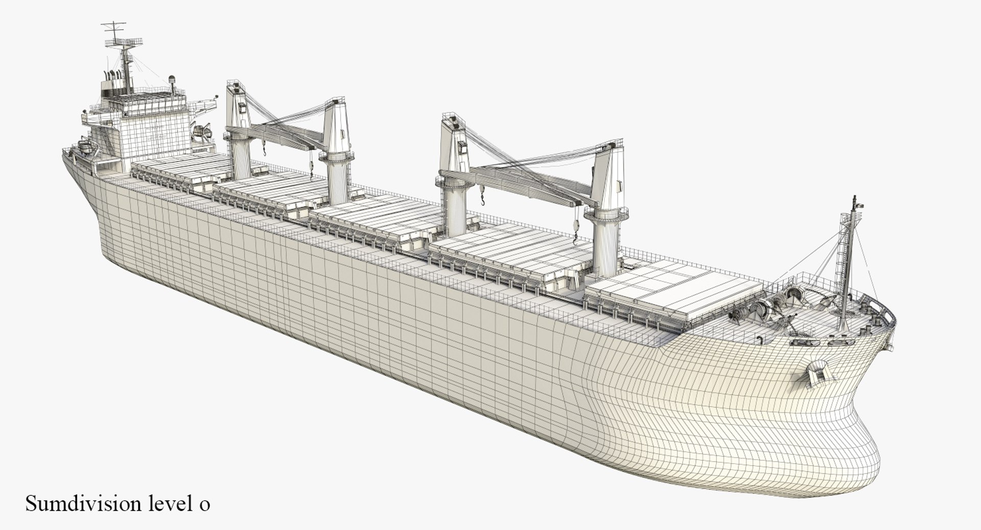3D Bulk Carrier Ship Model - TurboSquid 1209976