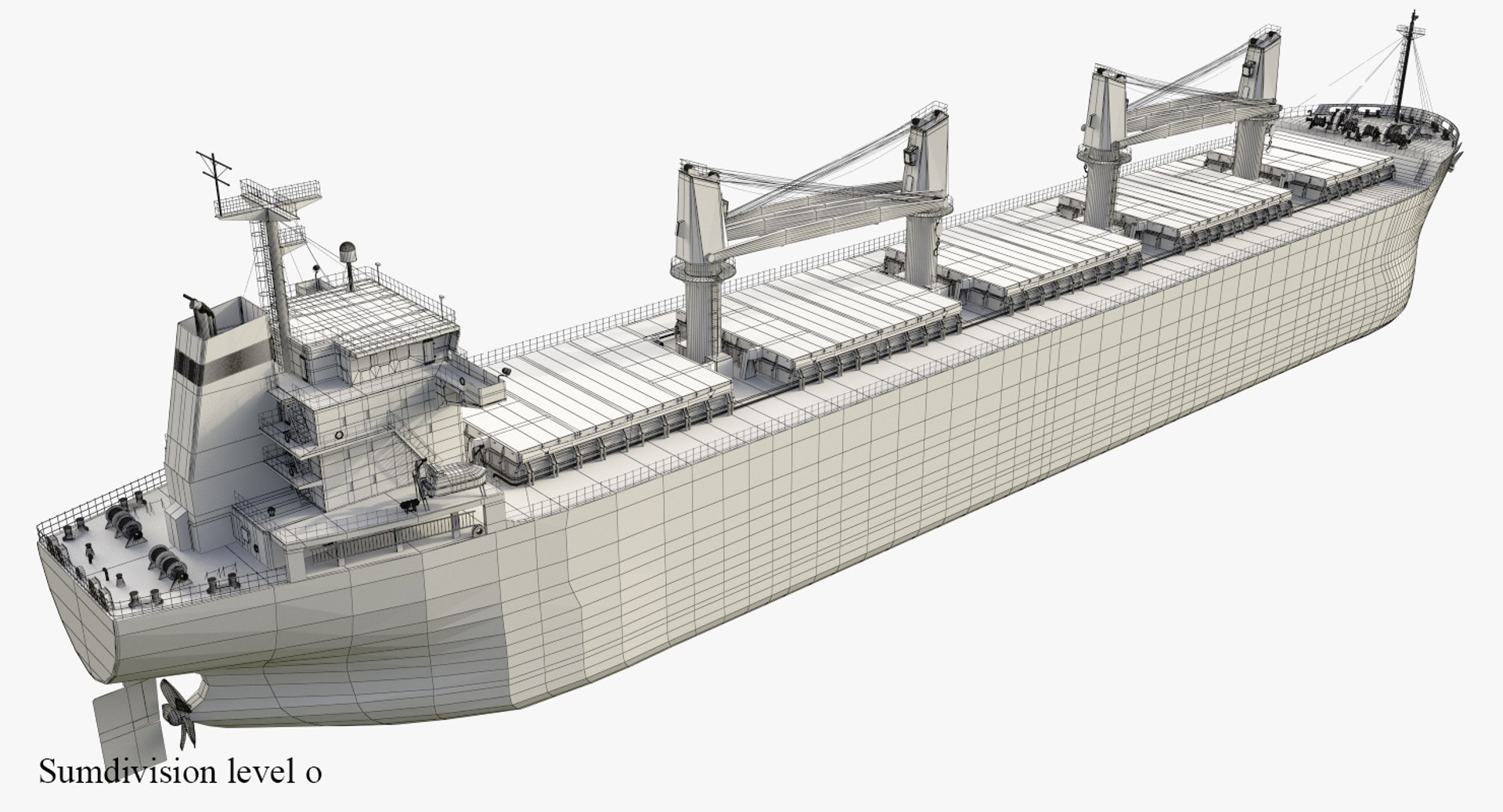 3D Bulk Carrier Ship Model - TurboSquid 1209976