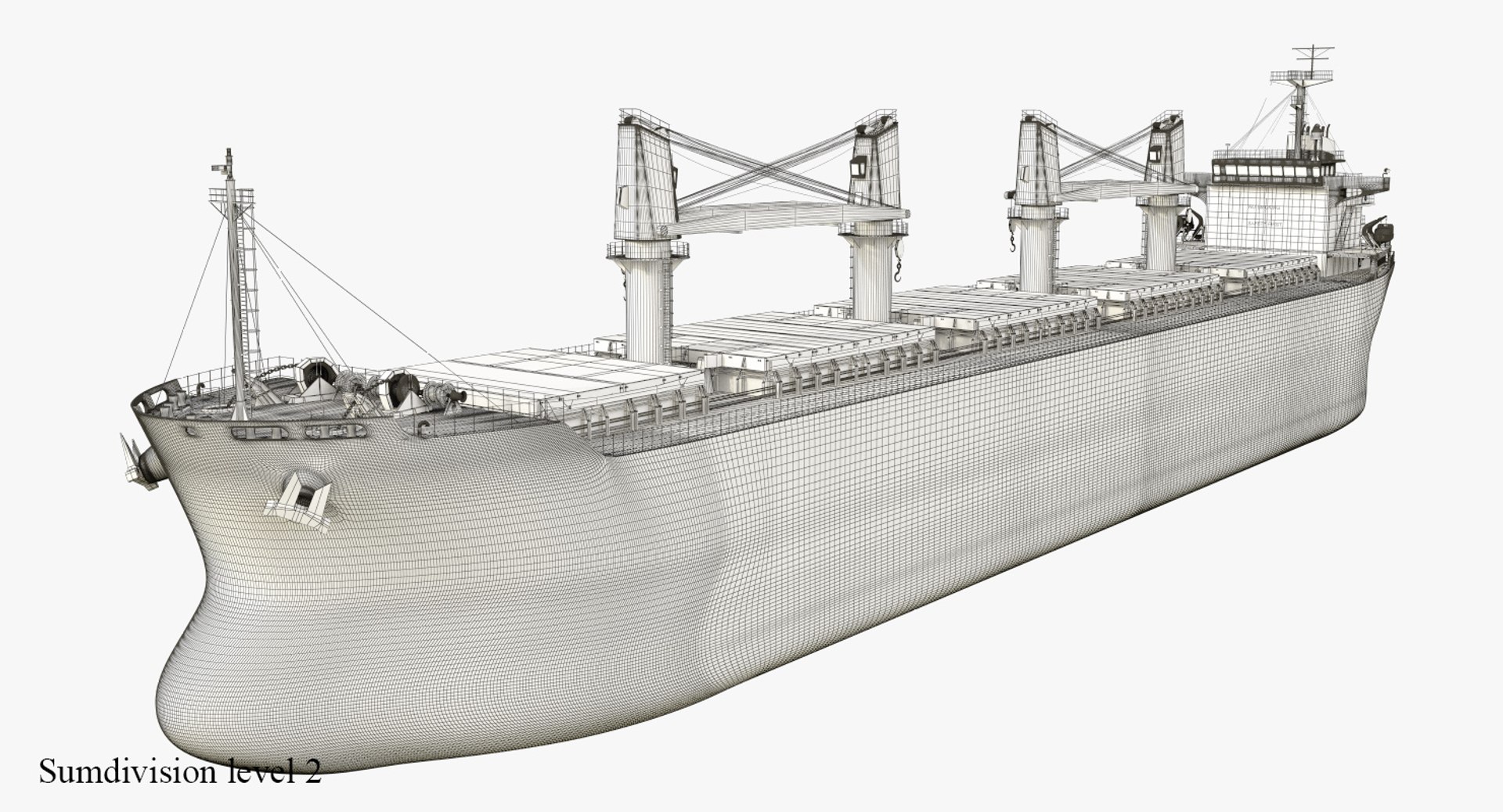 3D Bulk Carrier Ship Model - TurboSquid 1209976