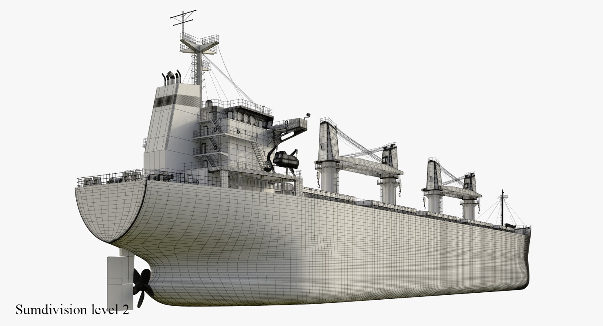 3D Bulk Carrier Ship Model - TurboSquid 1209976