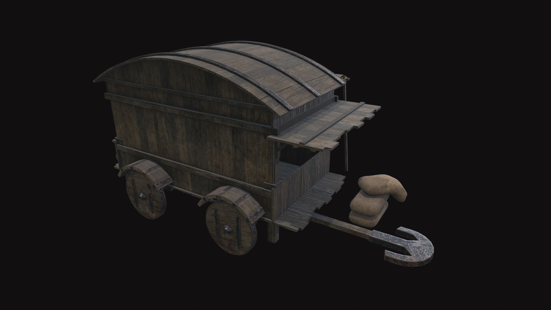 3D Medieval Carriage 15 Model - TurboSquid 2306606