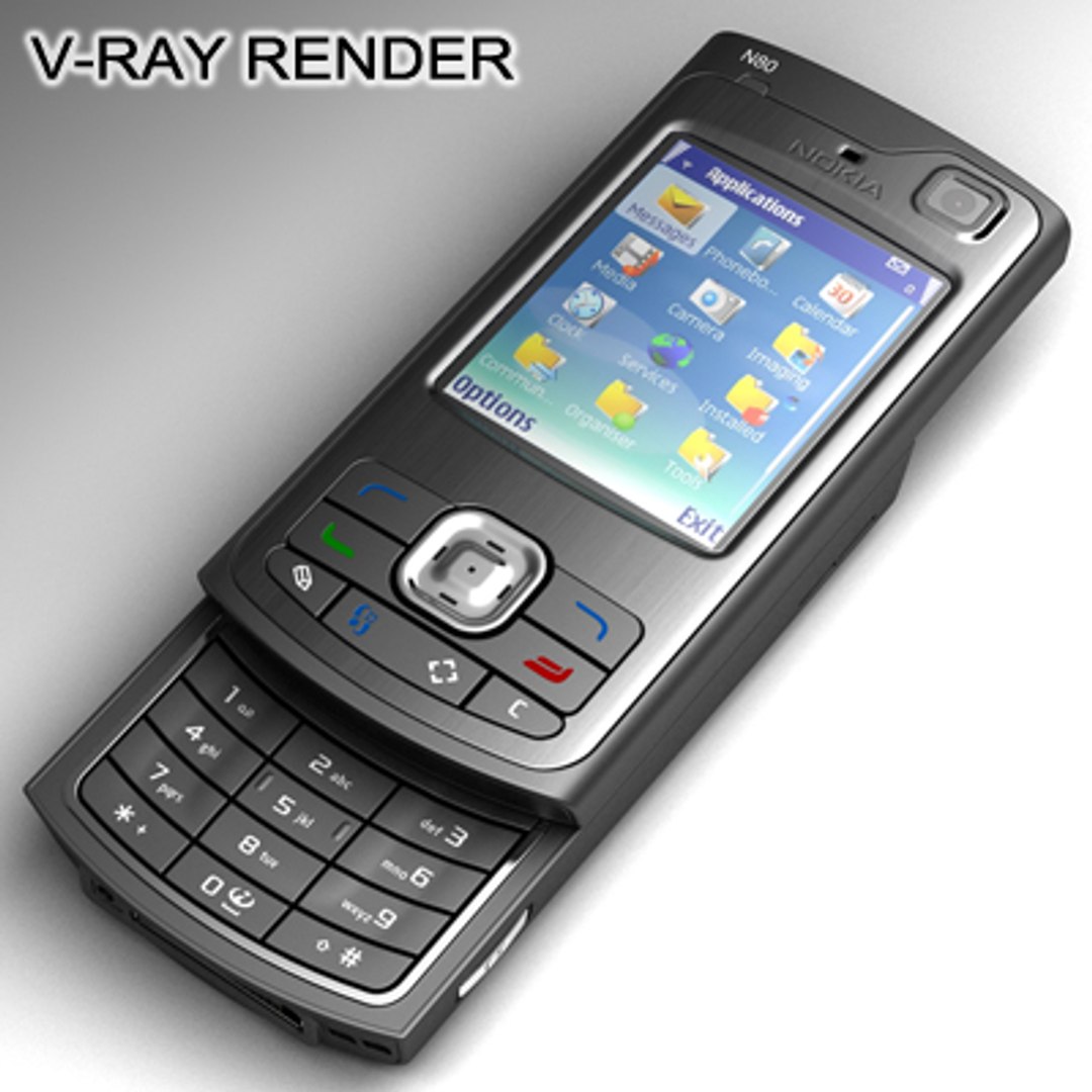 3d Nokia N80 Model