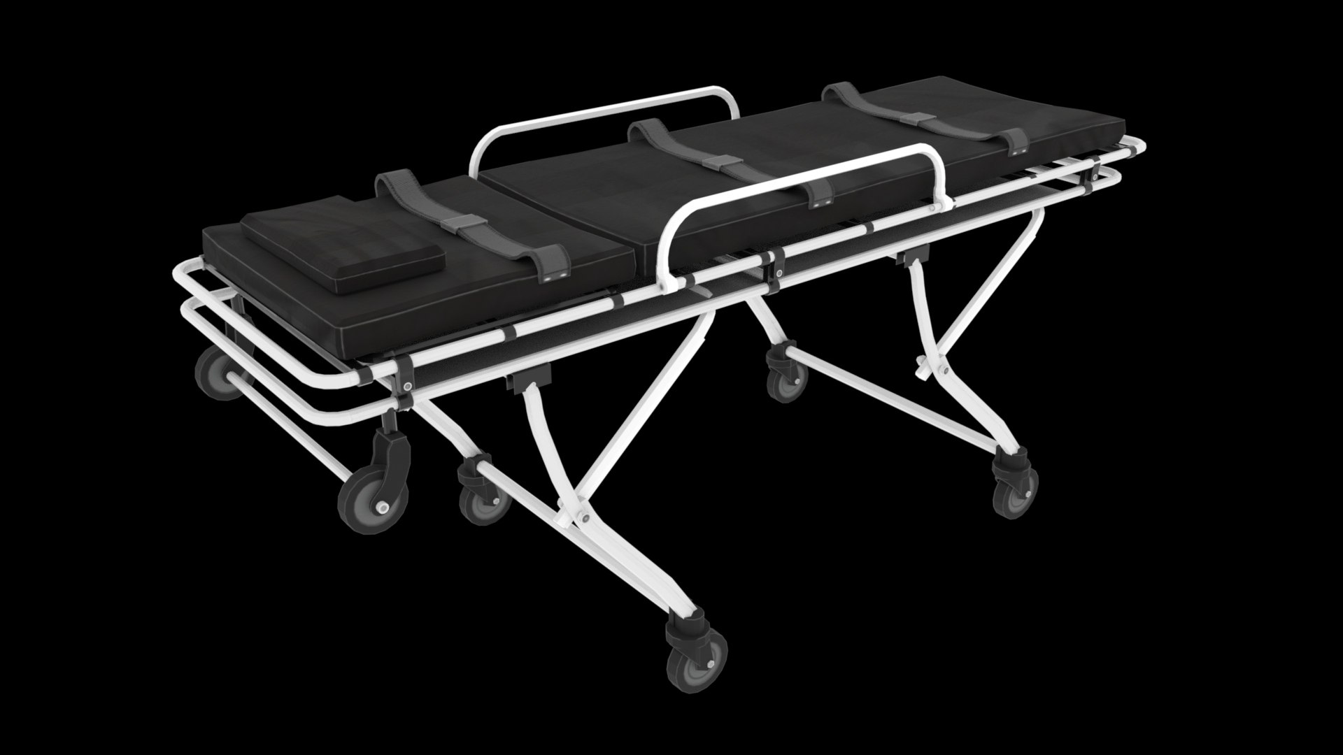 3D Ambulance Stretcher - TurboSquid 2256162