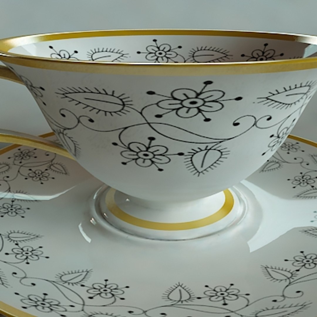 Tea Cup 3d Model