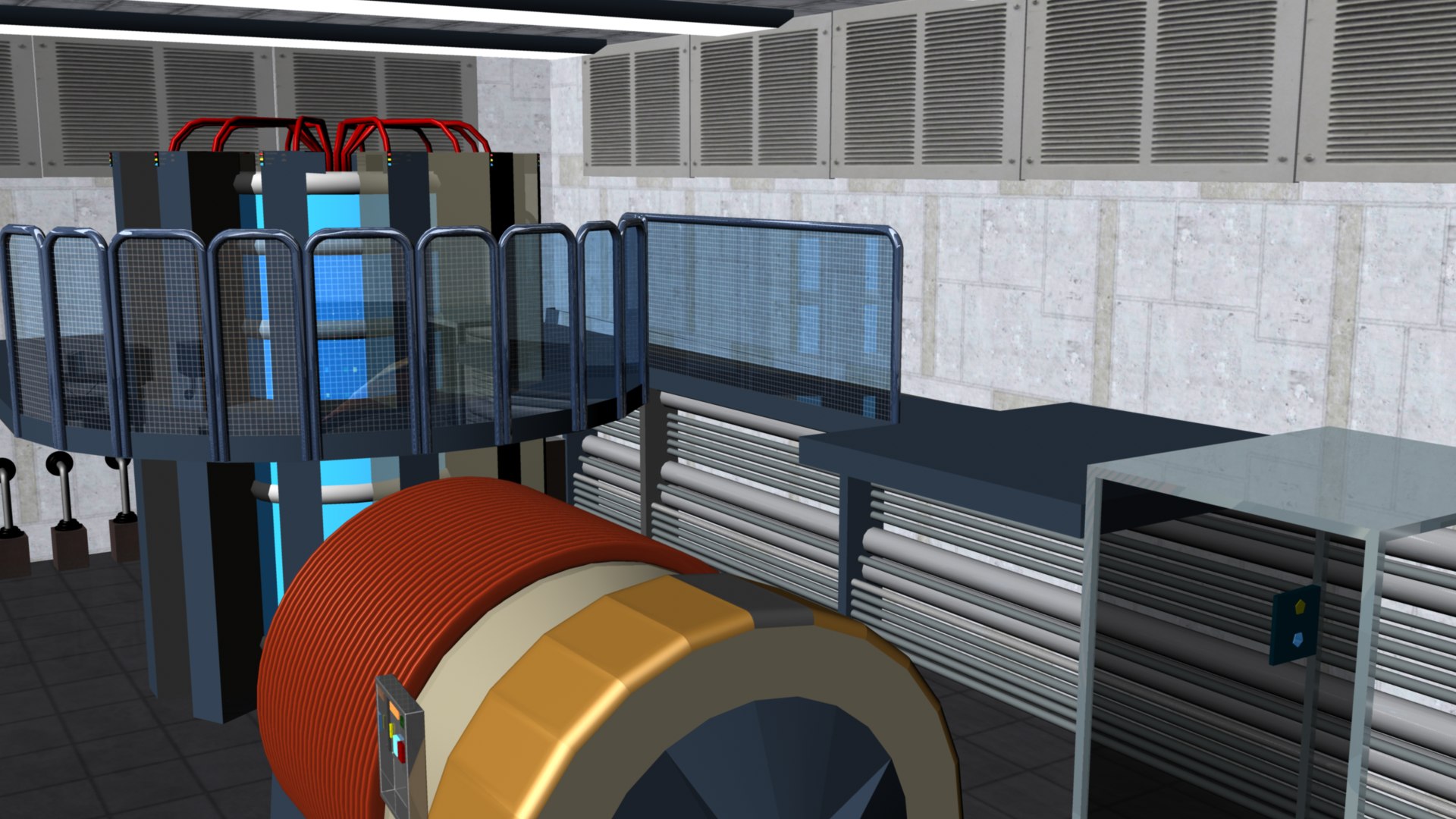 3d Model Science Laboratory