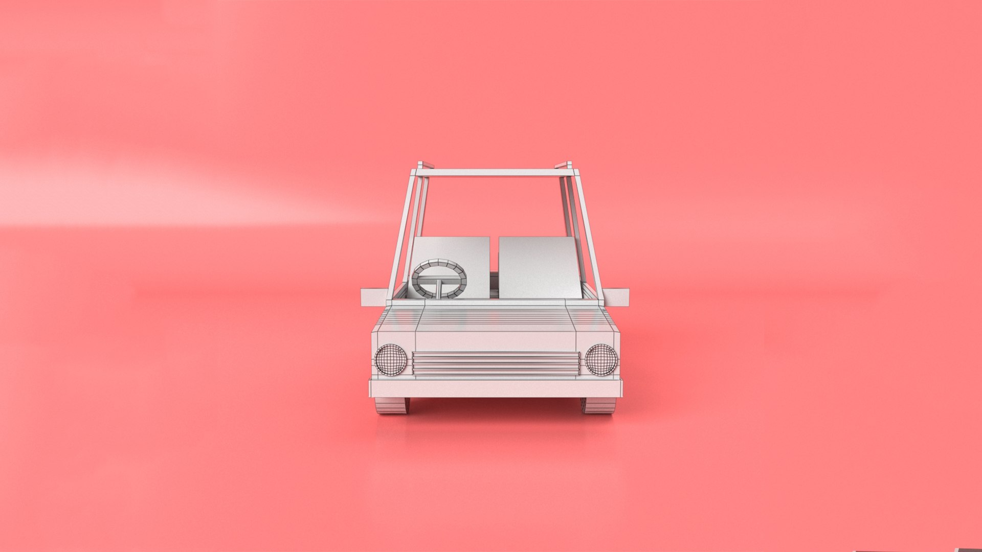 3D Cartoon Car V.2 - TurboSquid 2198828