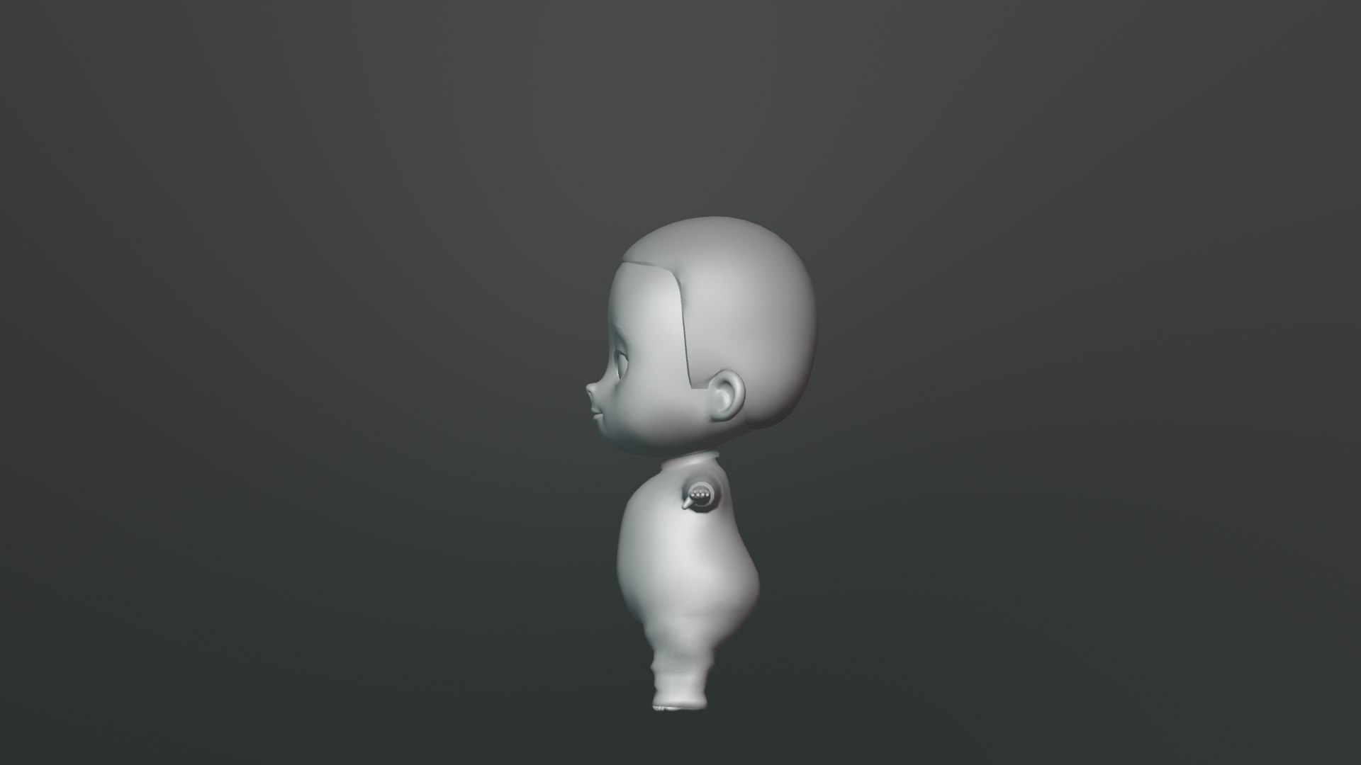 Cartoon Baby Character 3D Model - TurboSquid 2263523