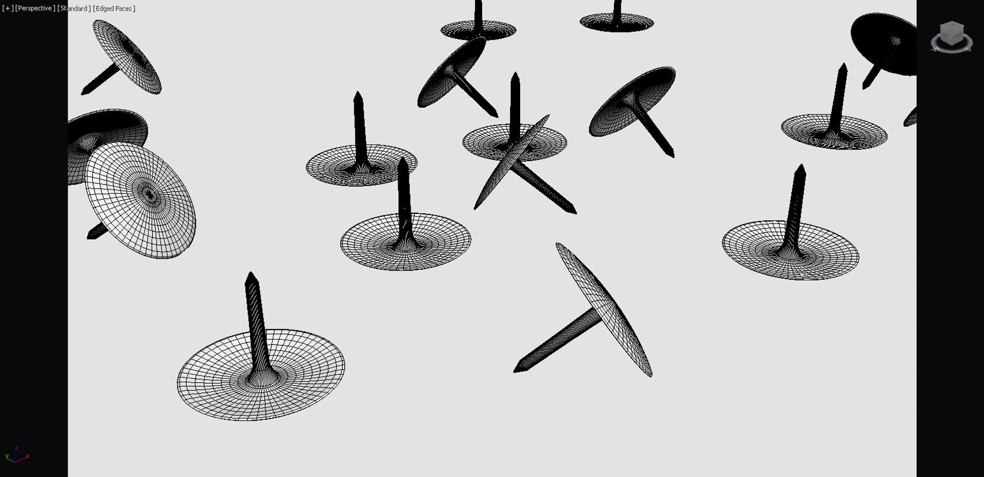 Drawing pins tacks model - TurboSquid 1594621