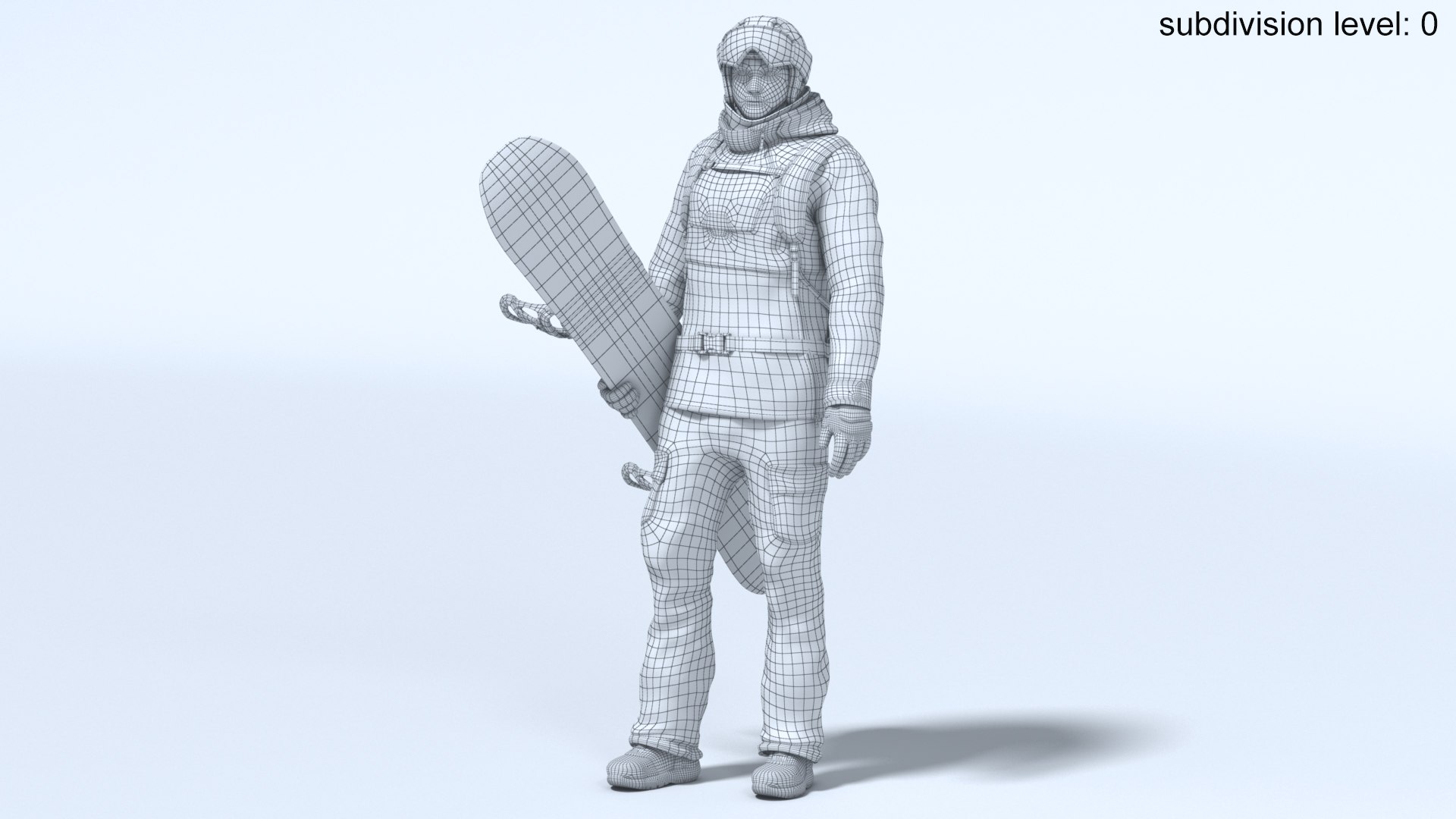 Snowboarder Animation 3D Model - TurboSquid 1695799