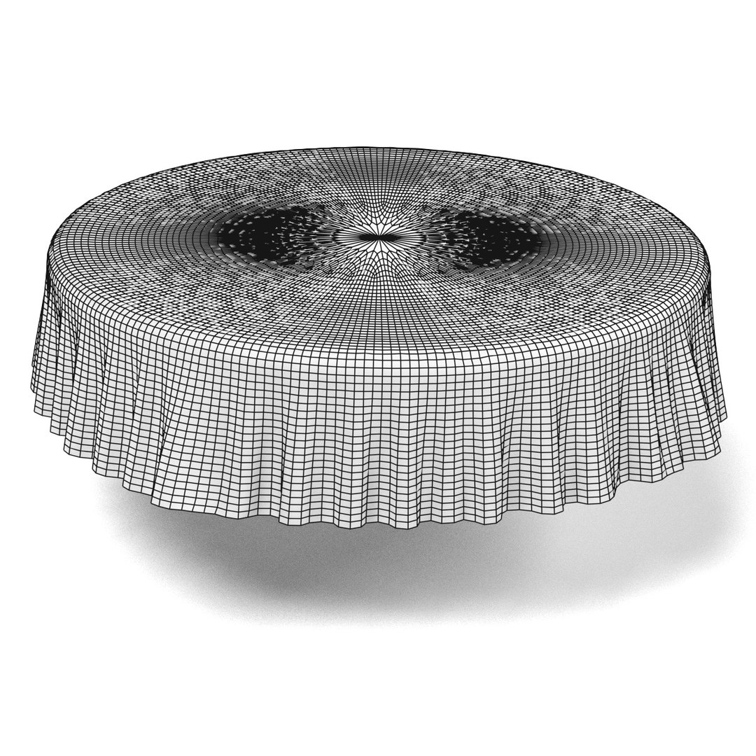 3ds Max Table Cloth Tablecloth