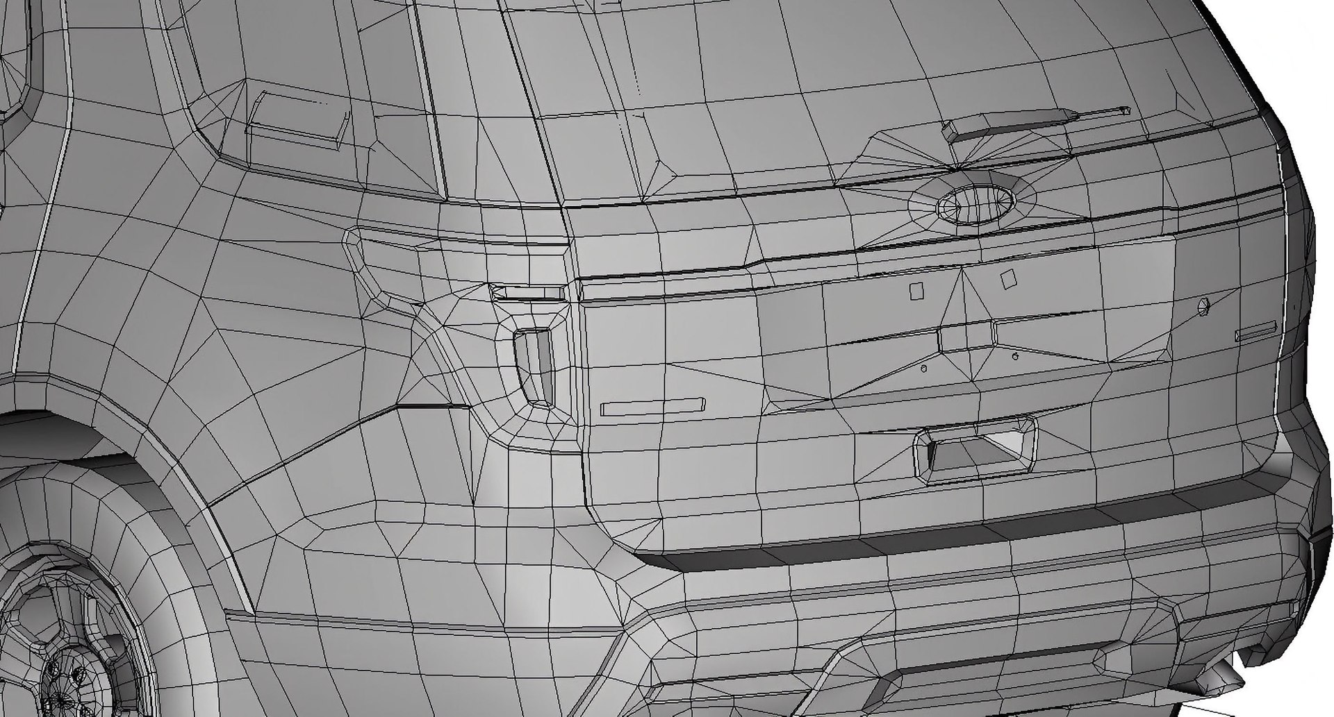 3D model Ford Explorer 2014 Mk V Police Interceptor with Simple ...