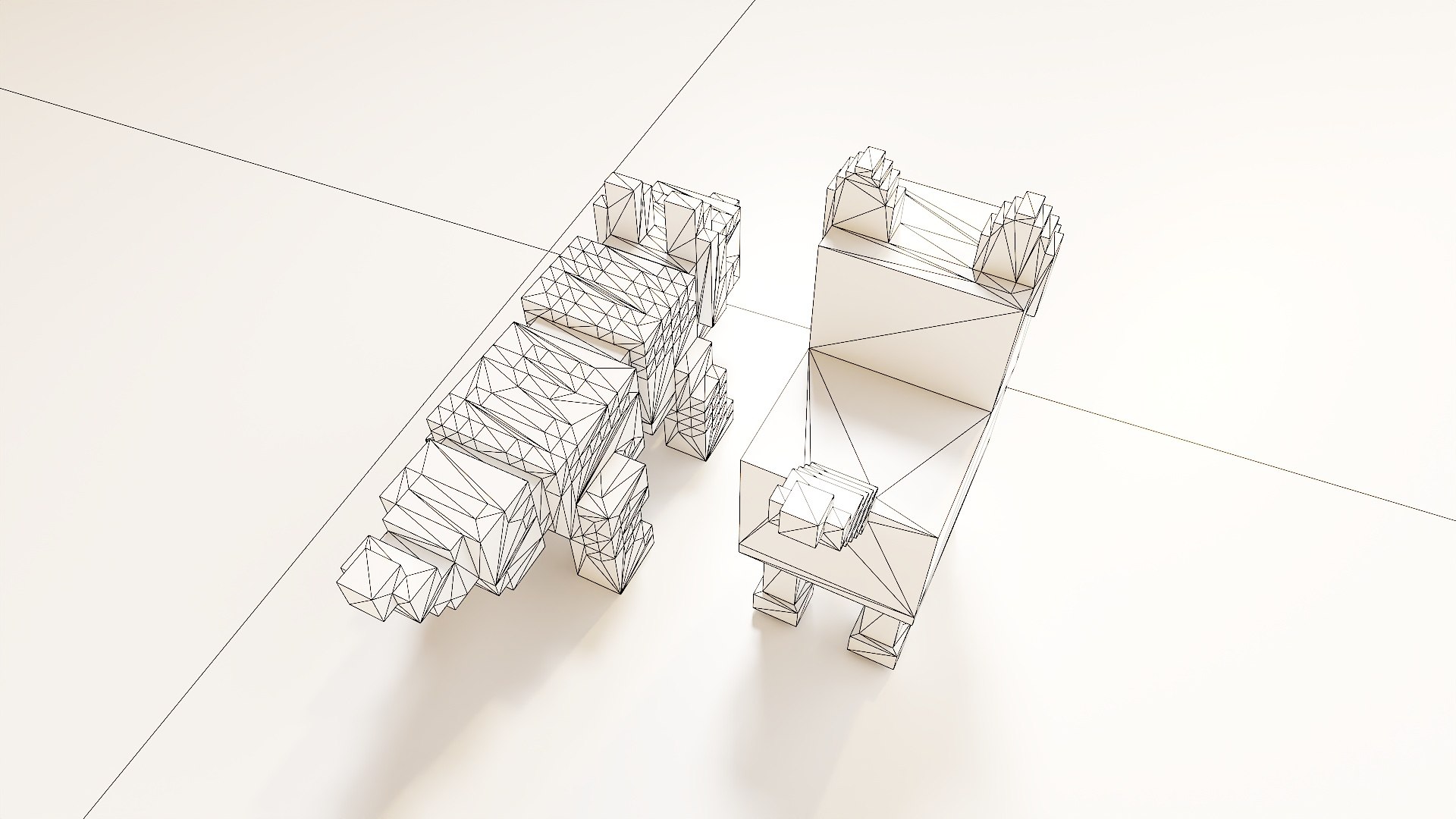 Wolf Voxel 3d Model 3D - TurboSquid 2182634