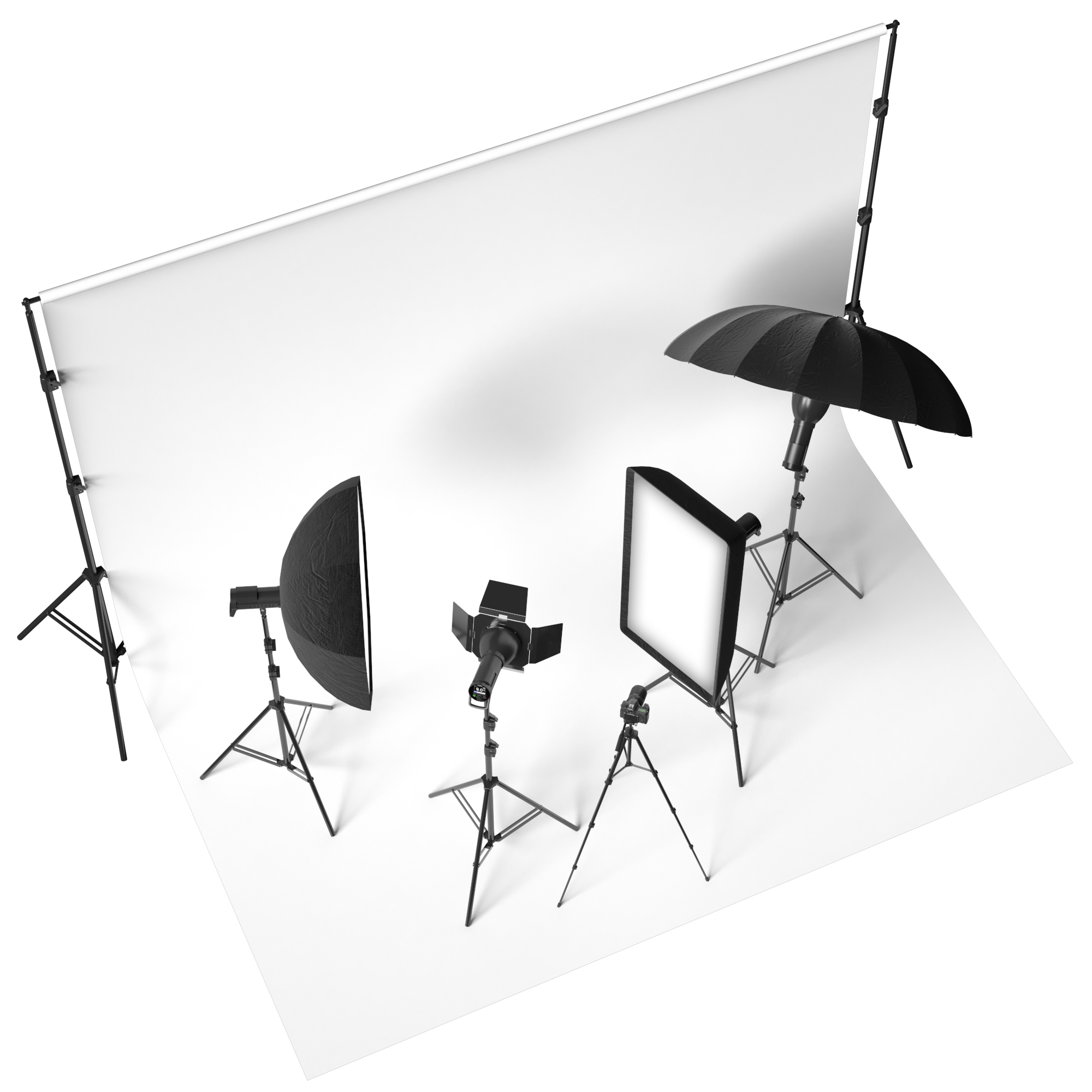 Photo studio 3D model - TurboSquid 1683823