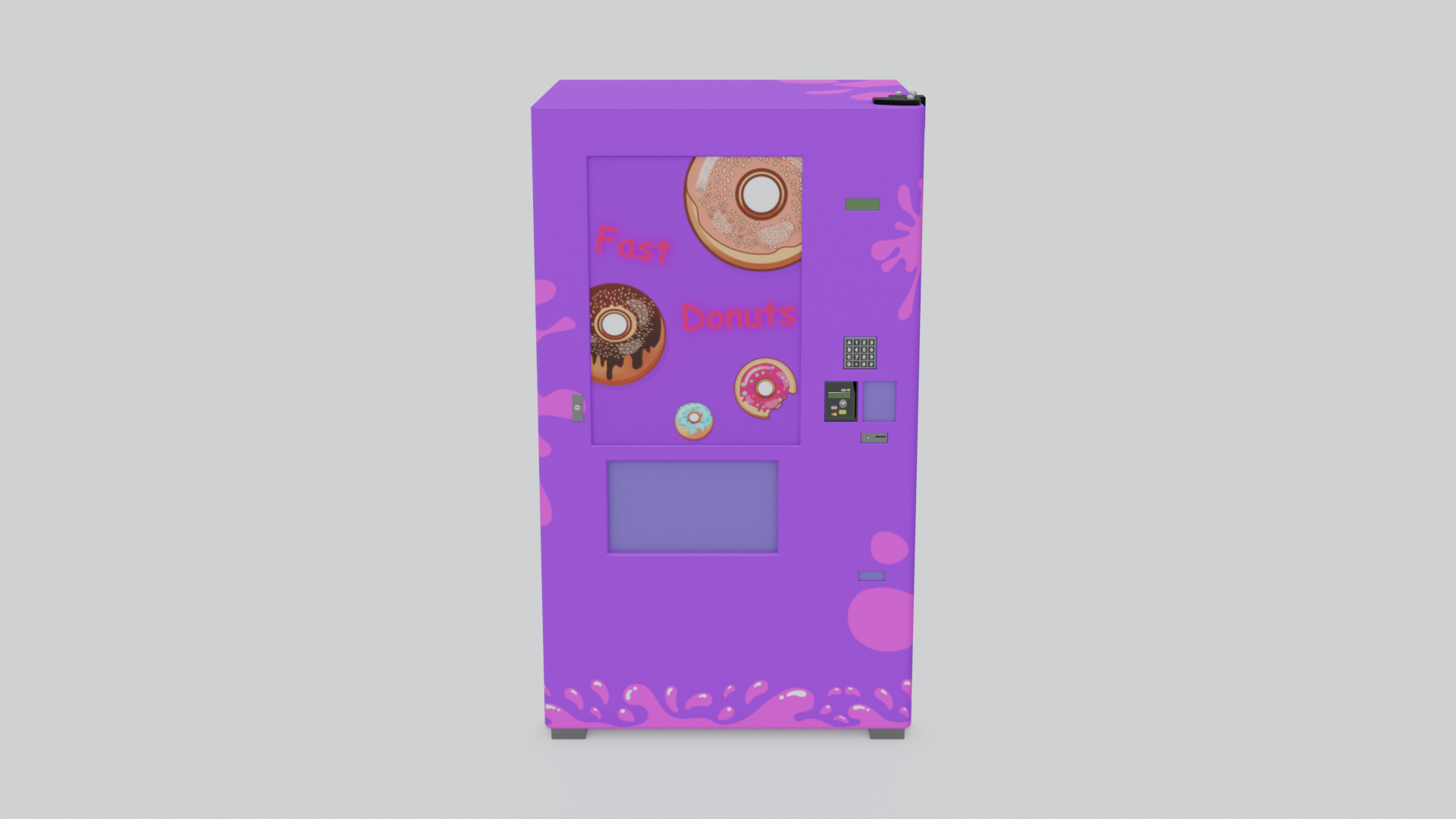 Donuts Vending Machine 3D Model - TurboSquid 1852736