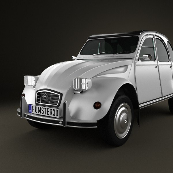 citroen 2cv 2 3d c4d