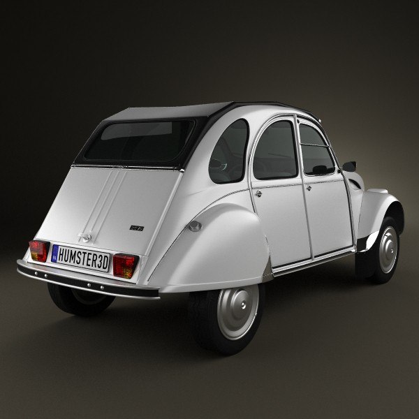 citroen 2cv 2 3d c4d