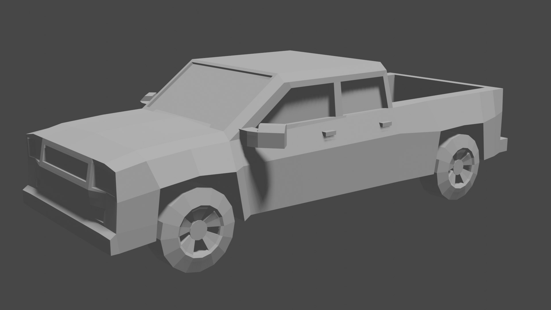 3D Low Poly Pickup Truck - TurboSquid 1894273