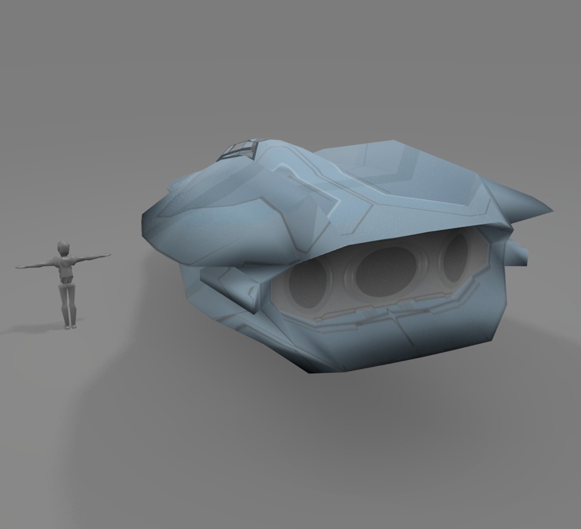 Space Spaceship 3d Blend