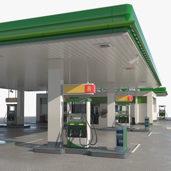Free Gas Station 3D Models for Download | TurboSquid