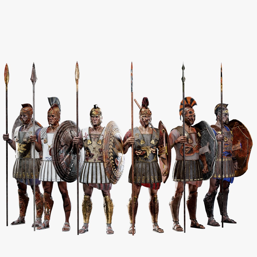 3D Model UNDEAD SPARTAN PP PACK - TurboSquid 2344070