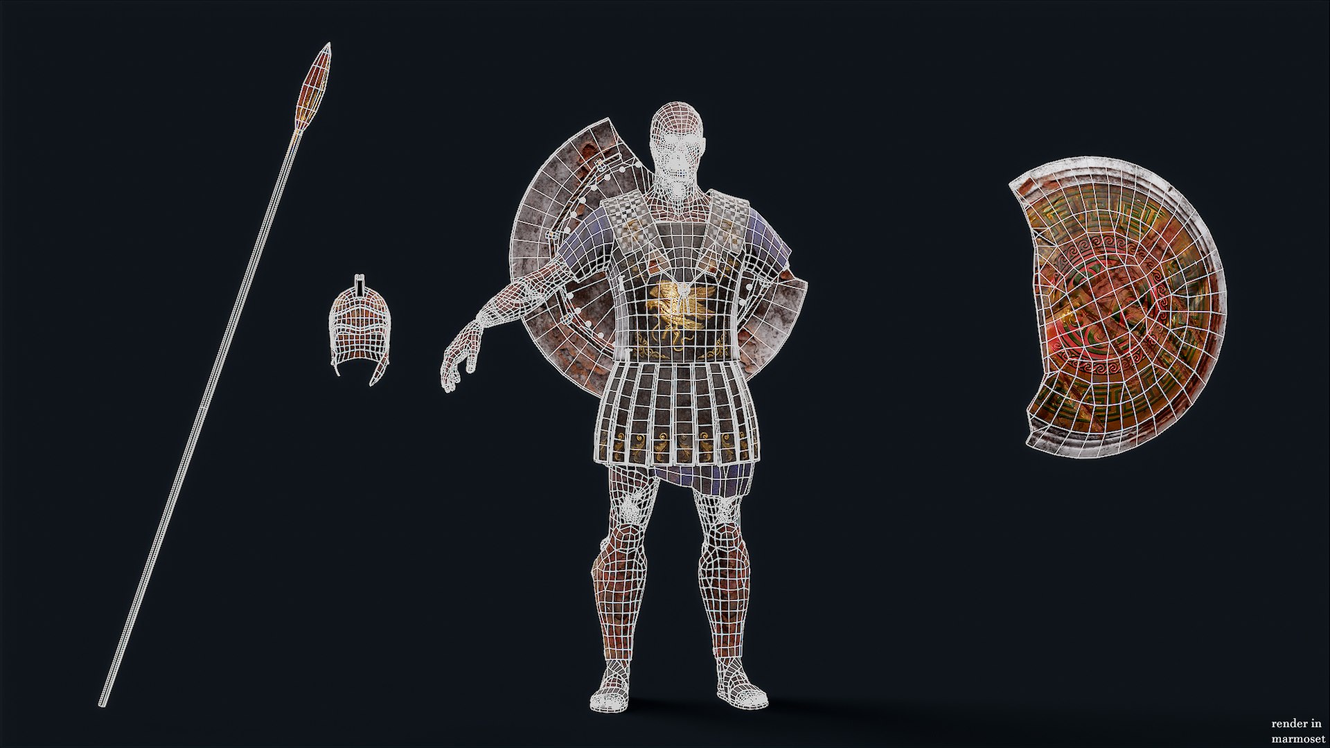 3D Model UNDEAD SPARTAN PP PACK - TurboSquid 2344070