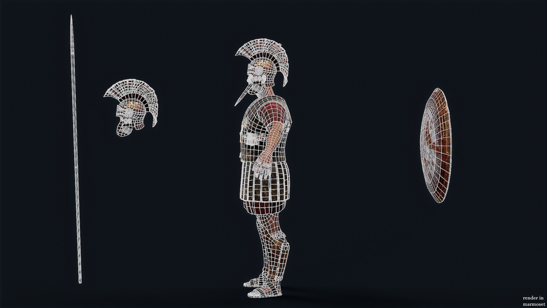 3D Model UNDEAD SPARTAN PP PACK - TurboSquid 2344070