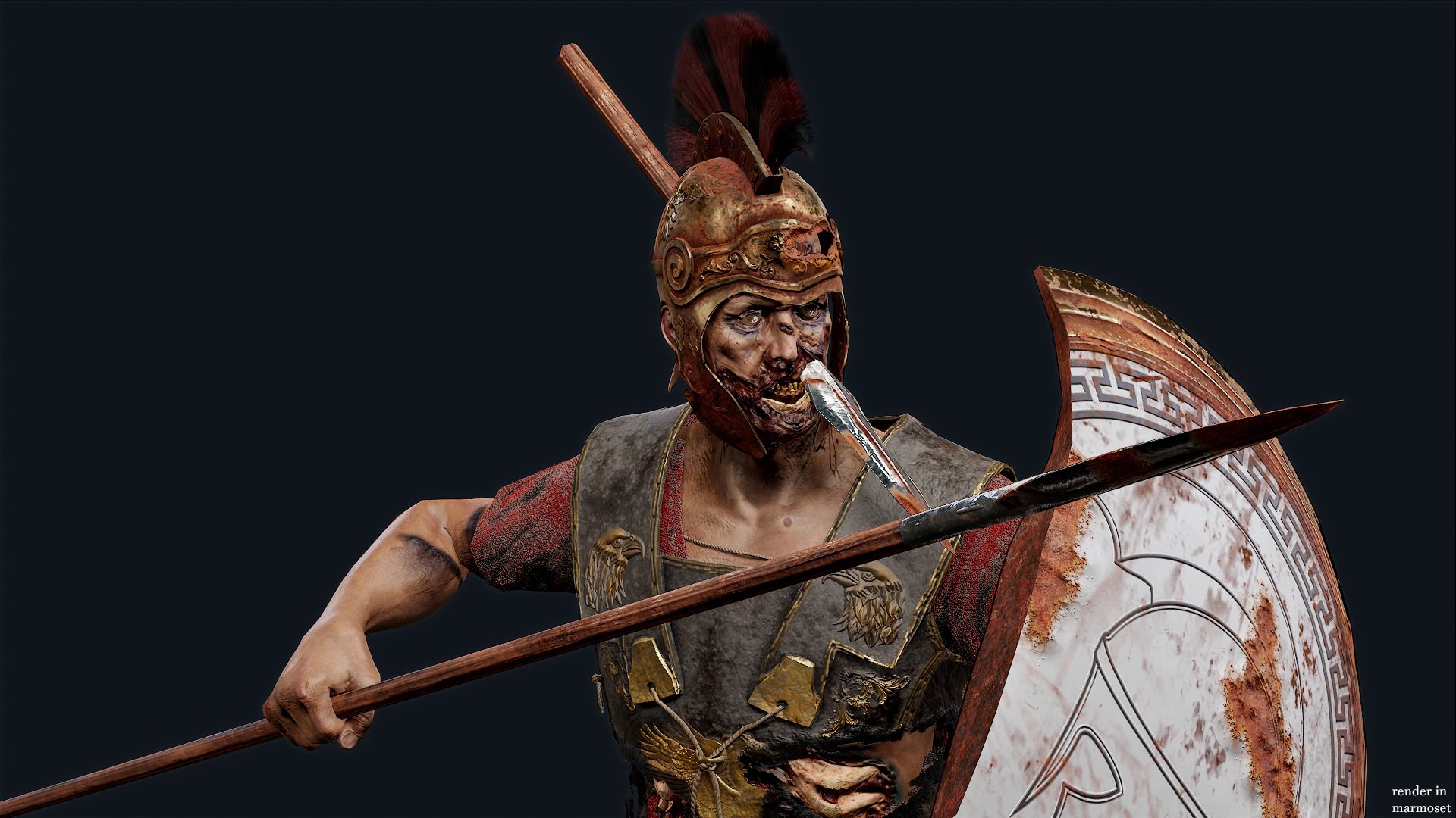 3D Model UNDEAD SPARTAN PP PACK - TurboSquid 2344070