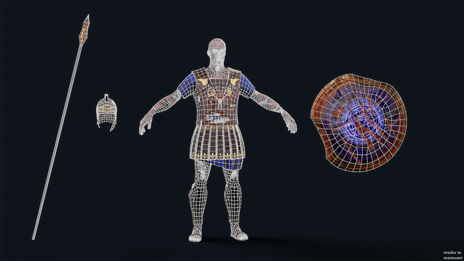 3D Model UNDEAD SPARTAN PP PACK - TurboSquid 2344070