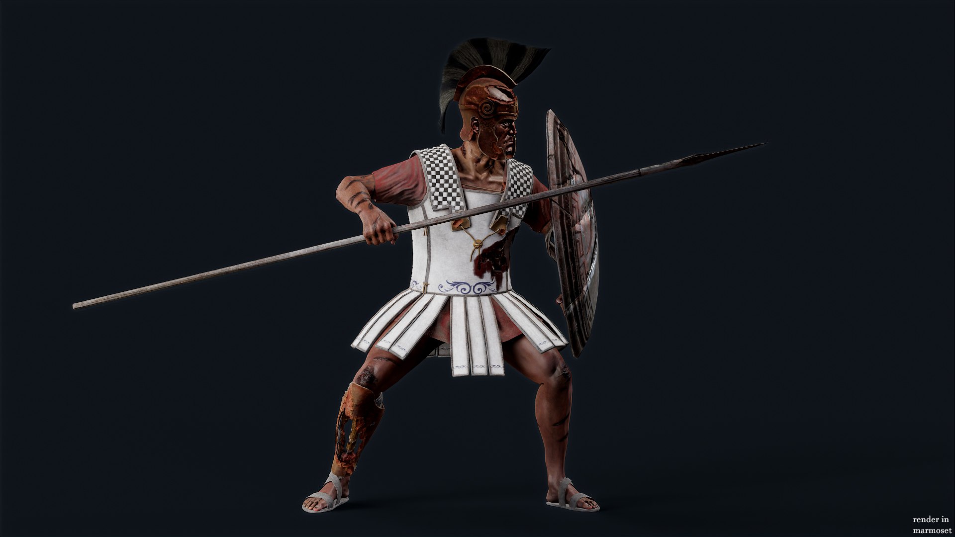 3D Model UNDEAD SPARTAN PP PACK - TurboSquid 2344070