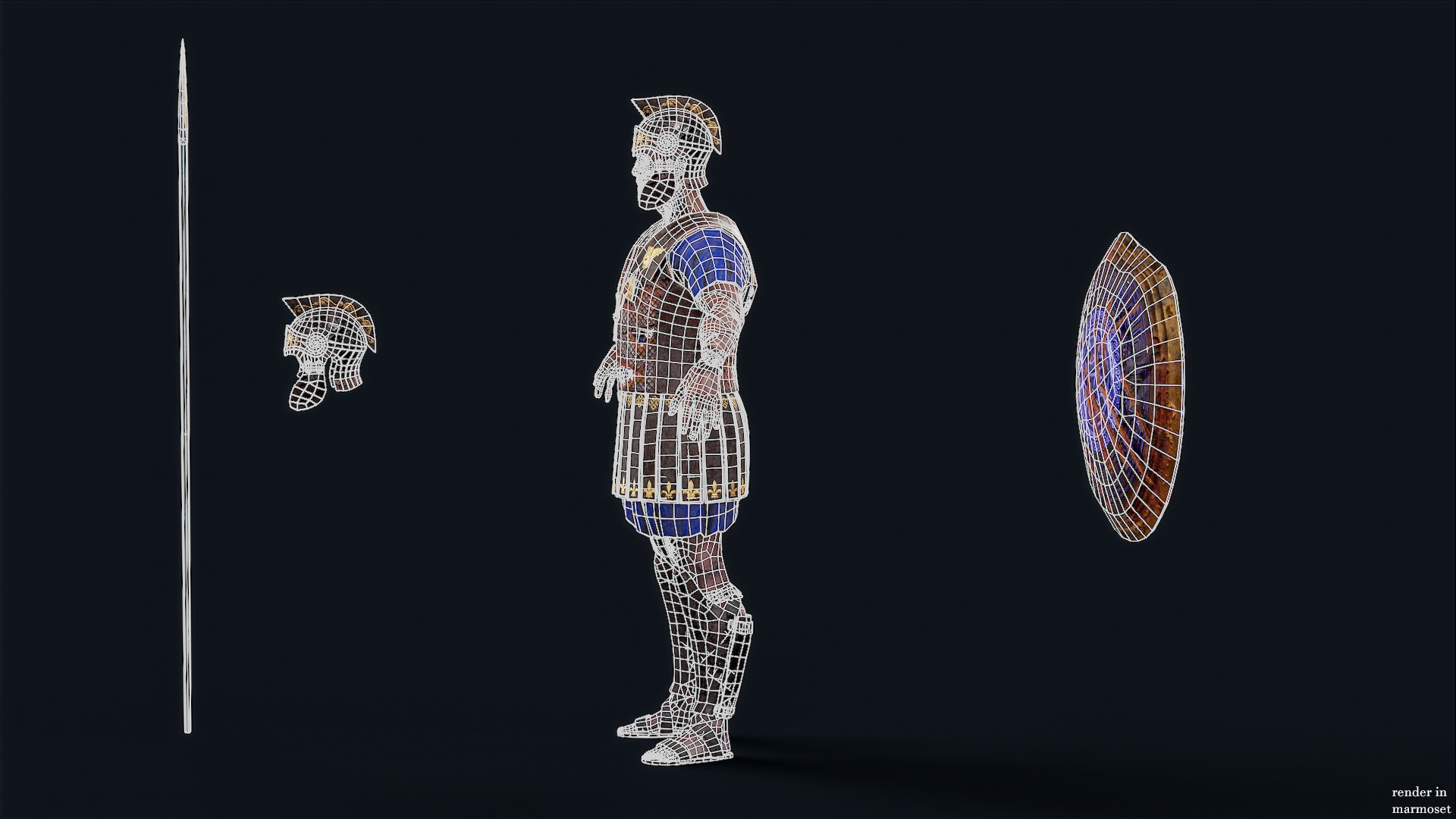 3D Model UNDEAD SPARTAN PP PACK - TurboSquid 2344070