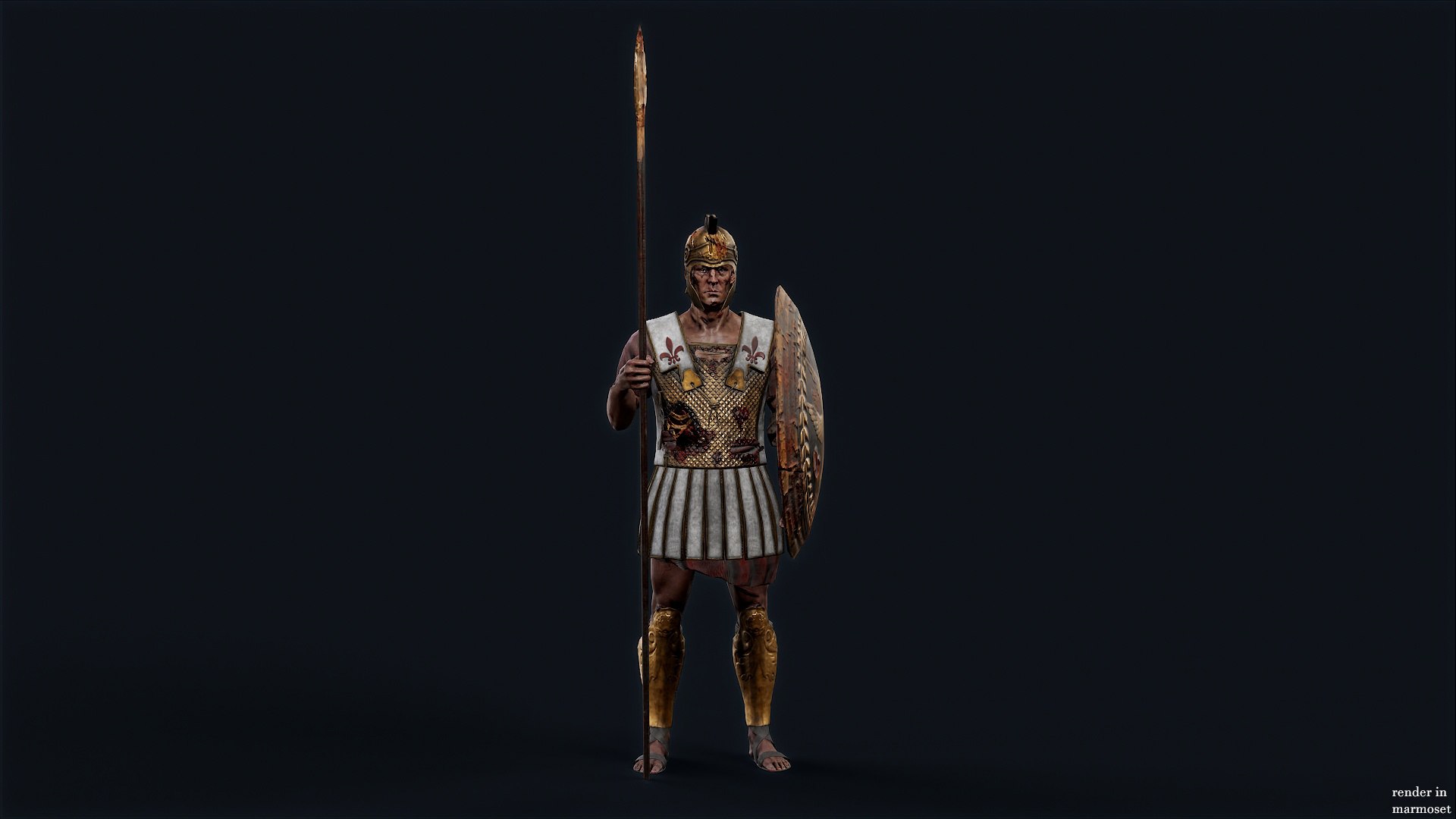 3D Model UNDEAD SPARTAN PP PACK - TurboSquid 2344070