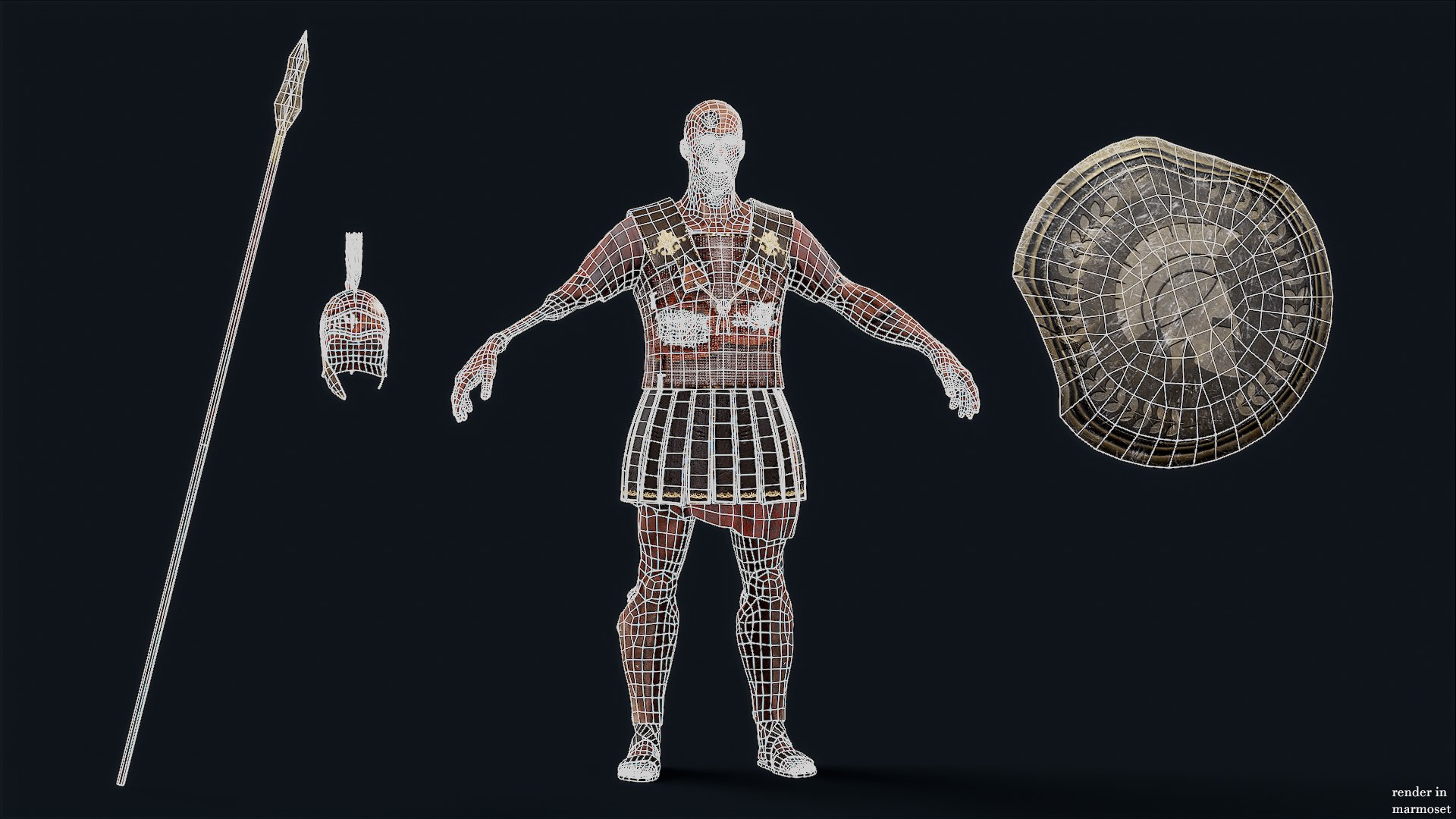 3D Model UNDEAD SPARTAN PP PACK - TurboSquid 2344070