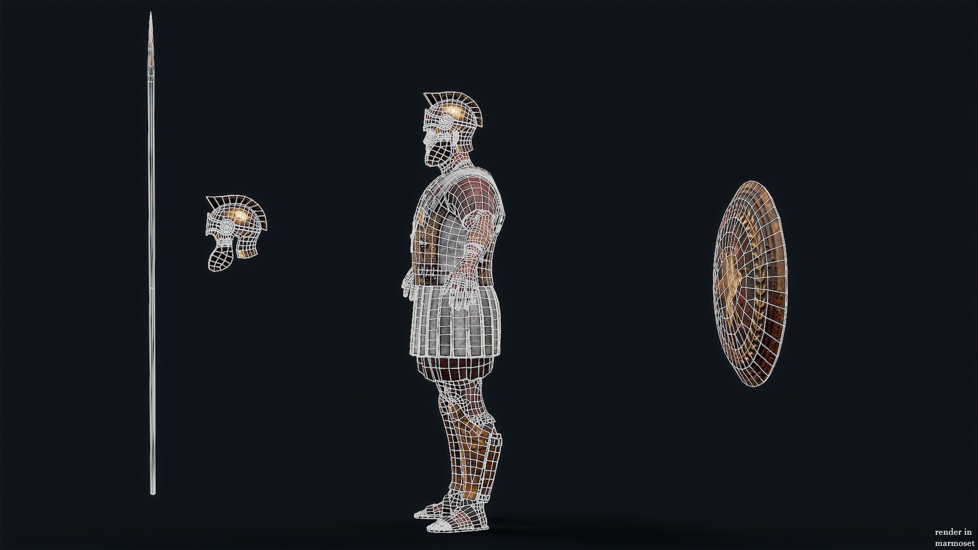 3D Model UNDEAD SPARTAN PP PACK - TurboSquid 2344070