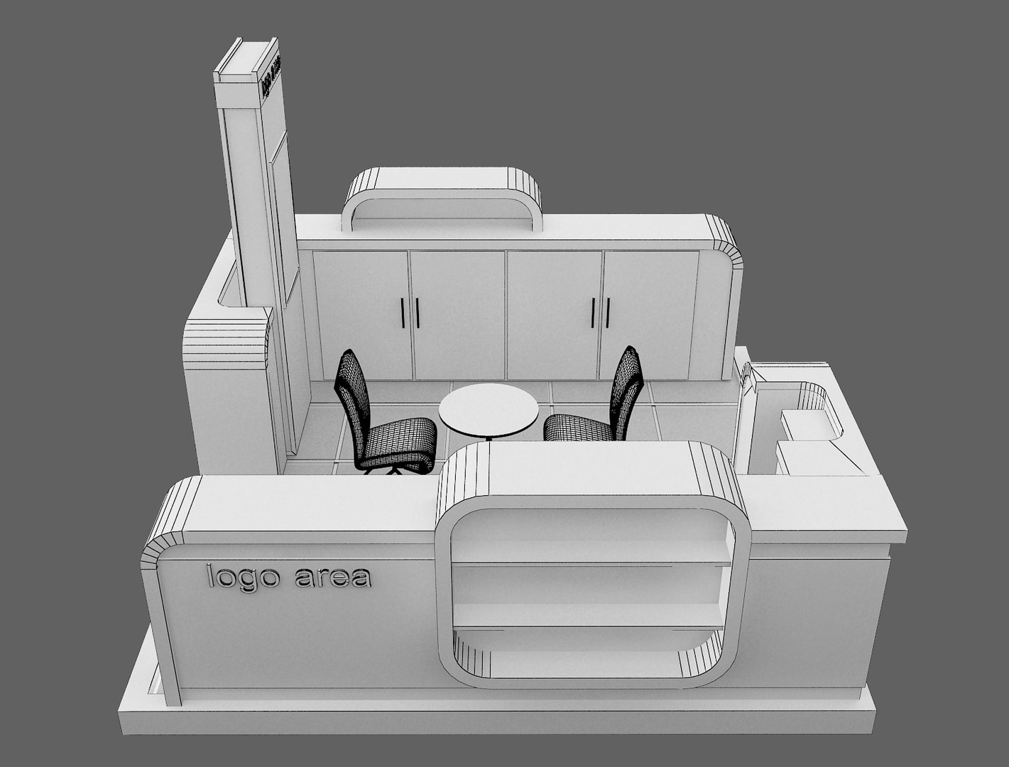 Stand Exhibition Booth 3D Model - TurboSquid 1534202