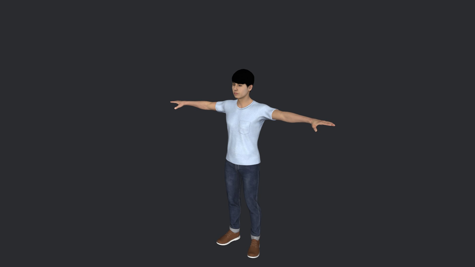 Ivan Cornejo Hyper Realistic Full Body Fully Rigged 3D Character 3D ...