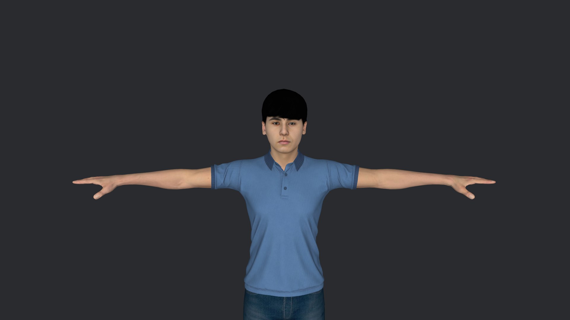 Ivan Cornejo Hyper Realistic Full Body Fully Rigged 3D Character 3D ...