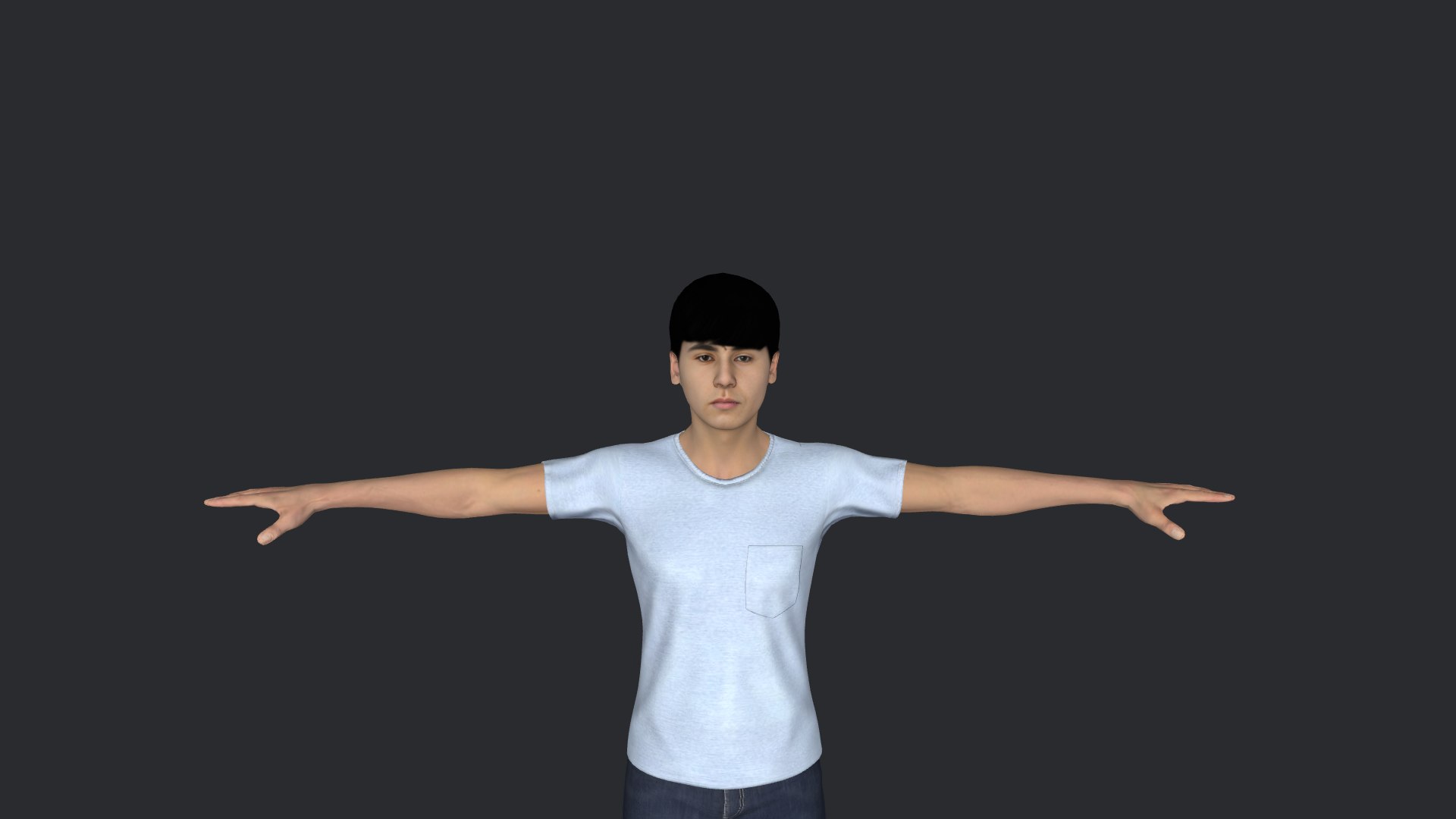 Ivan Cornejo Hyper Realistic Full Body Fully Rigged 3D Character 3D ...