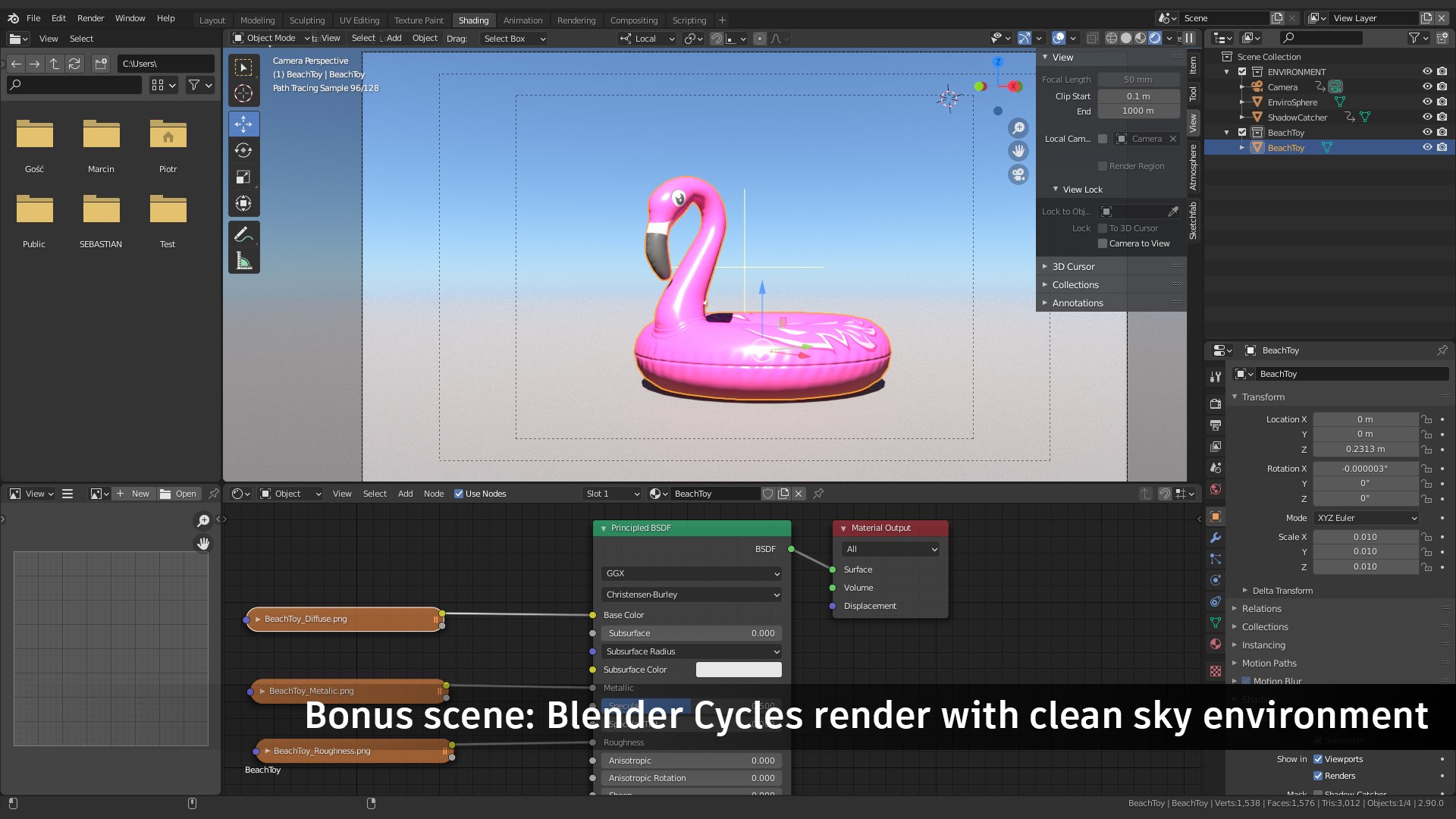 Low-poly Inflatable Pink Flamingo 3D Model - TurboSquid 1660098