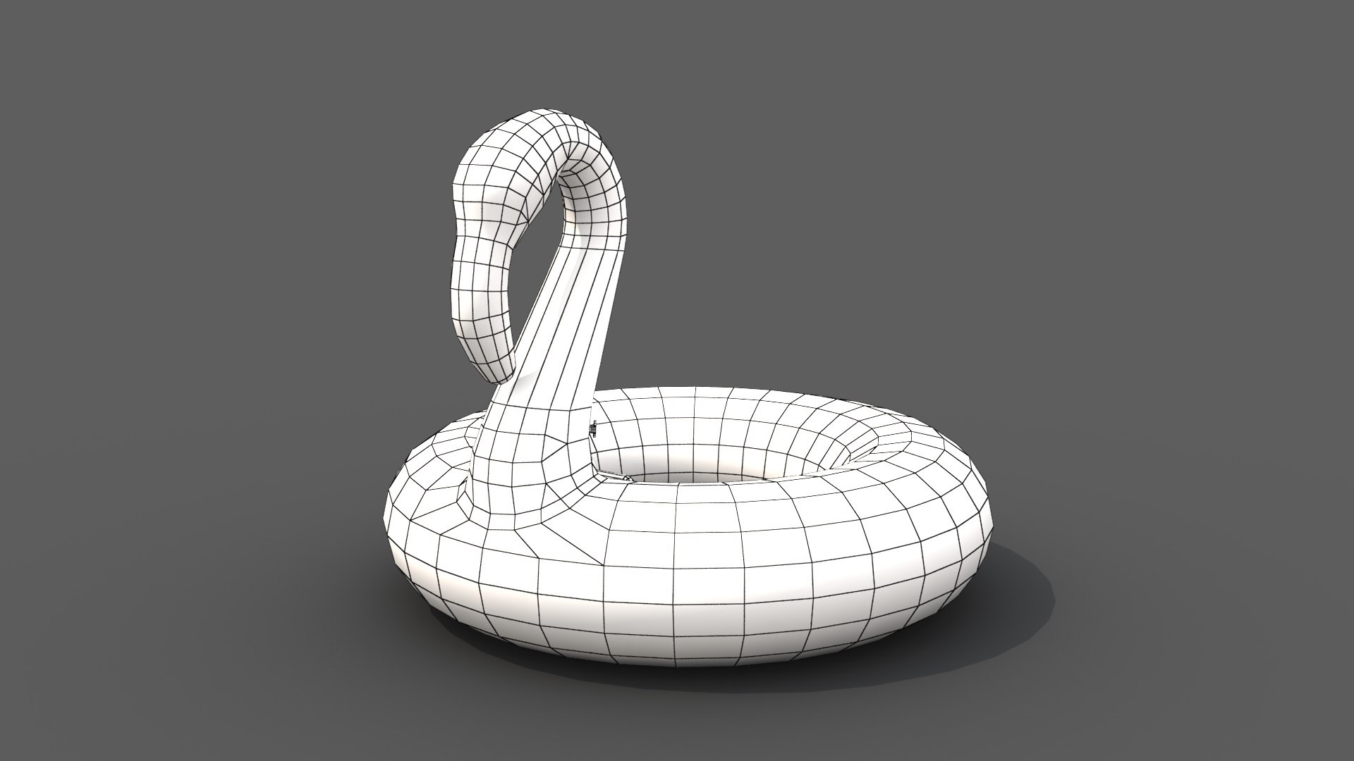 Low-poly Inflatable Pink Flamingo 3D Model - TurboSquid 1660098