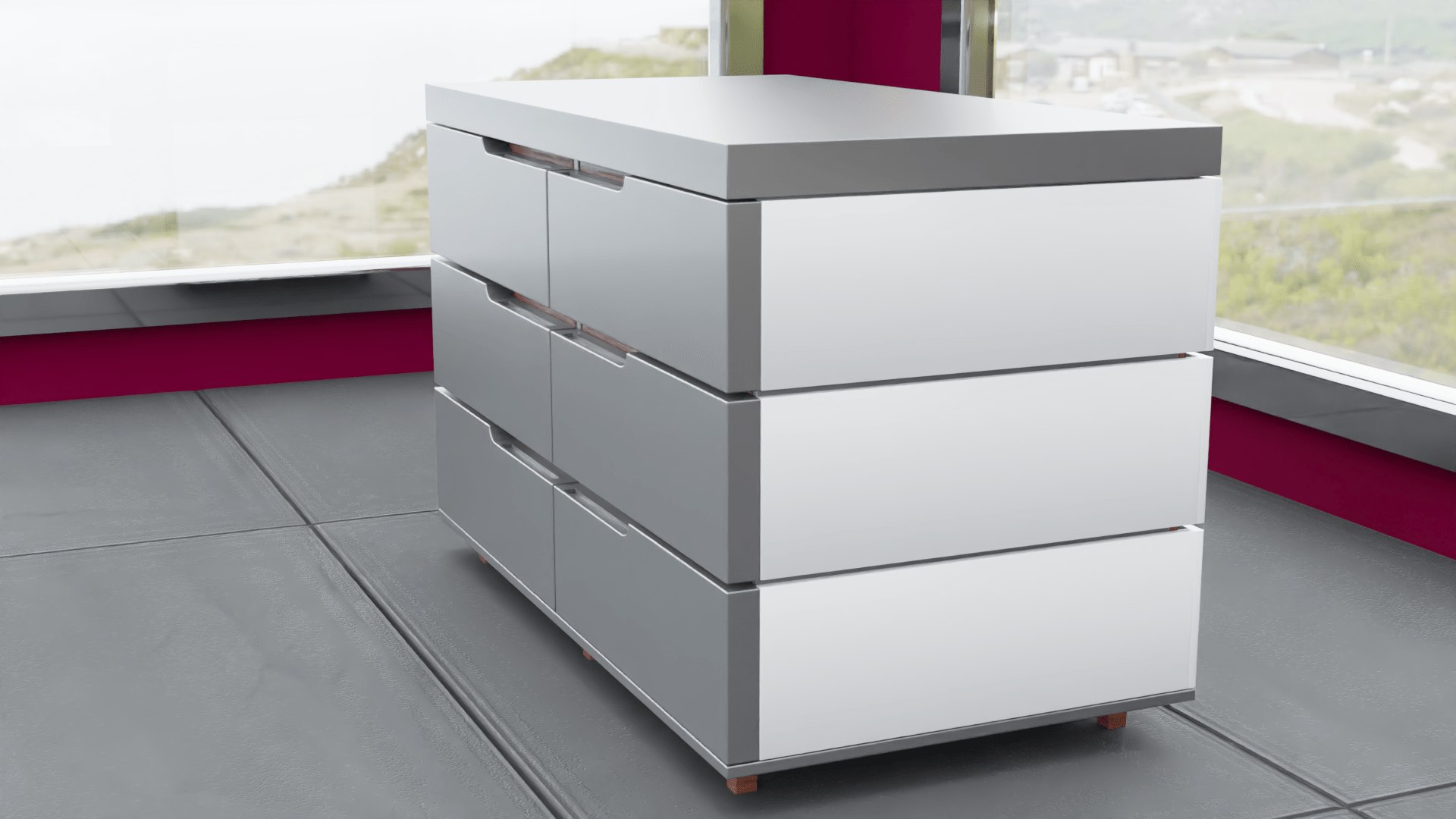 MODERN COMMODE CLOSET 3D Model - TurboSquid 1969846