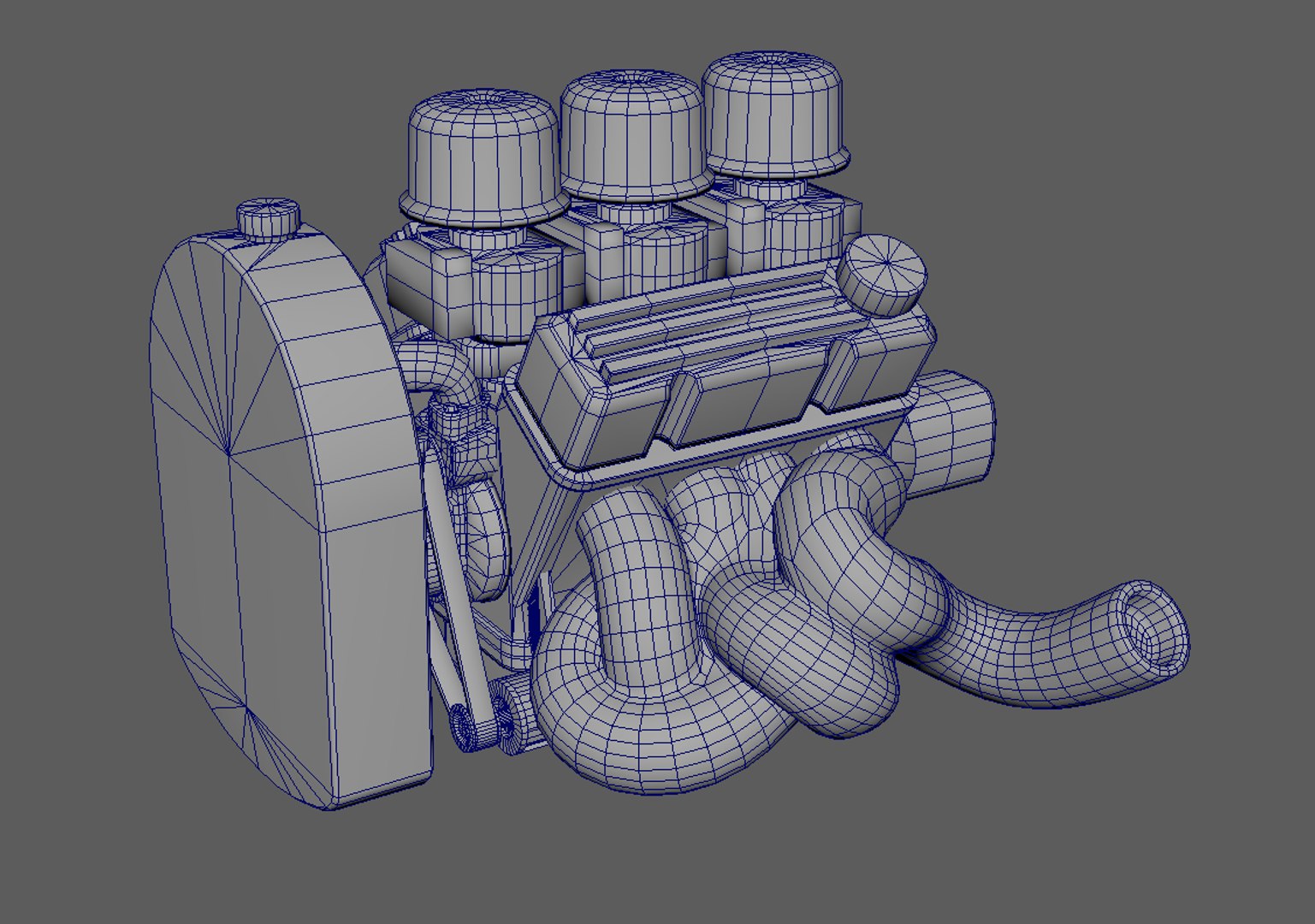 V8 Flathead Inspired Engine 3D Model - TurboSquid 1587940